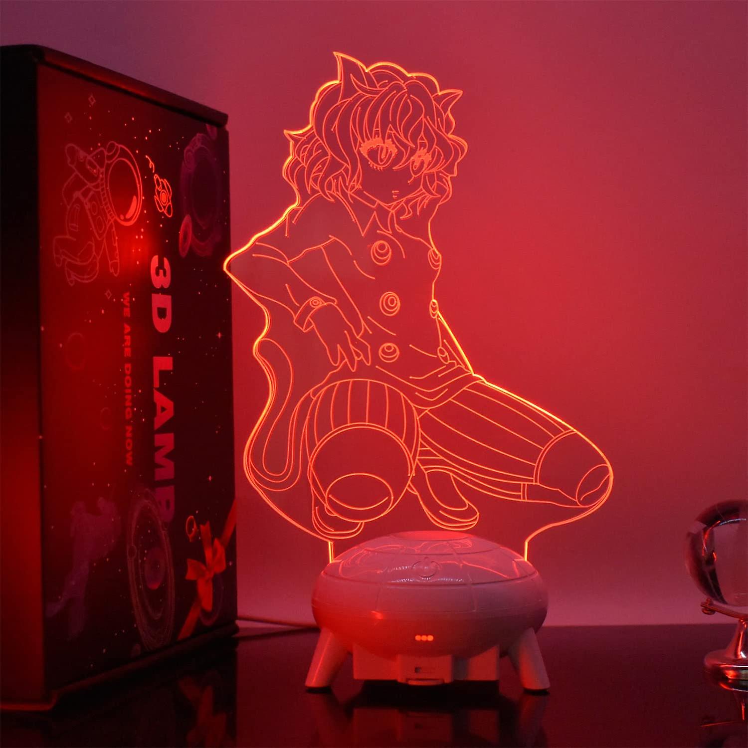 Veeki Anime Girl Led Light Neferpitou 3d Illusion Desk Lamp Cute ...