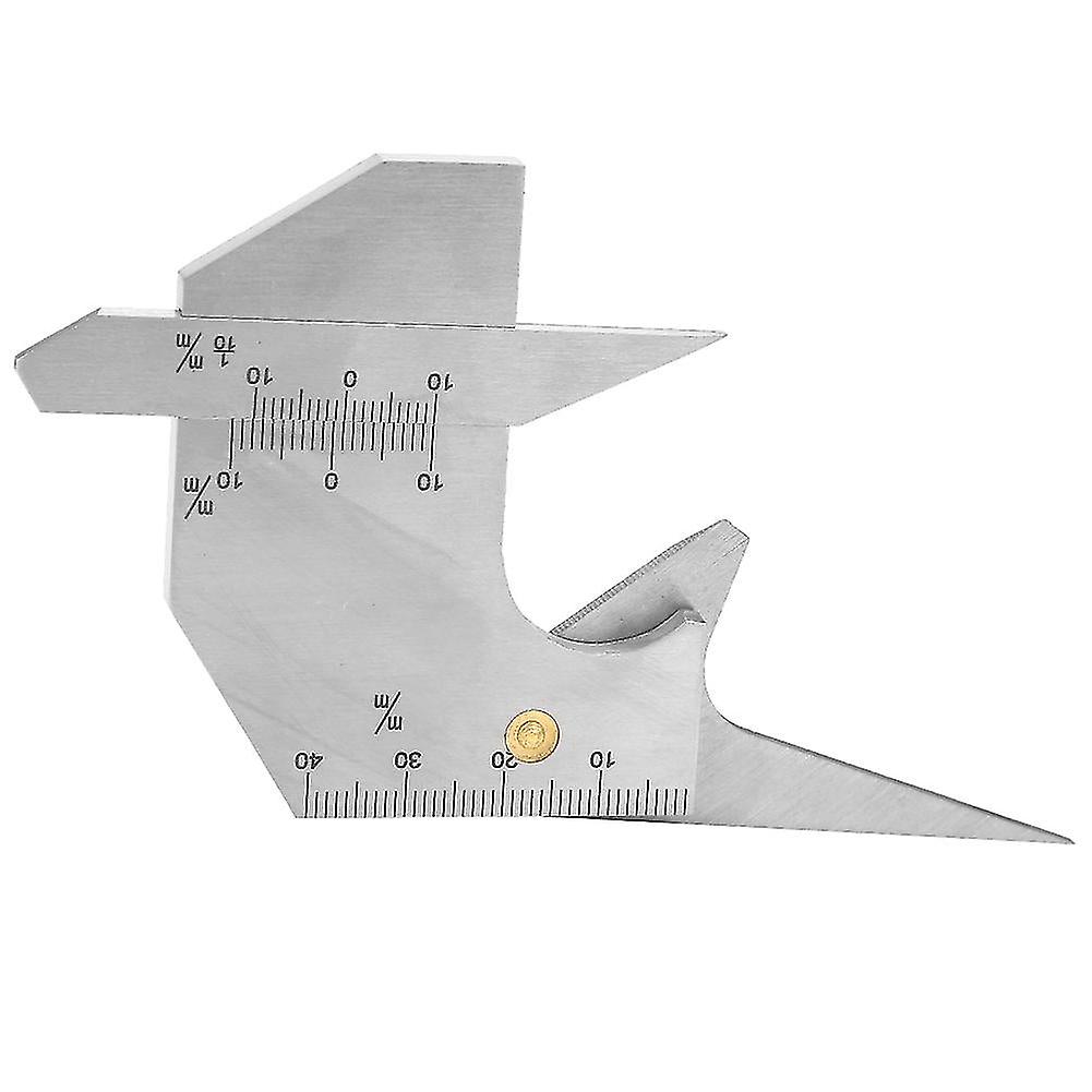 Stainless Steel Welding Seam Gauge Weld Pit Test Ulnar Inspection Ruler ...