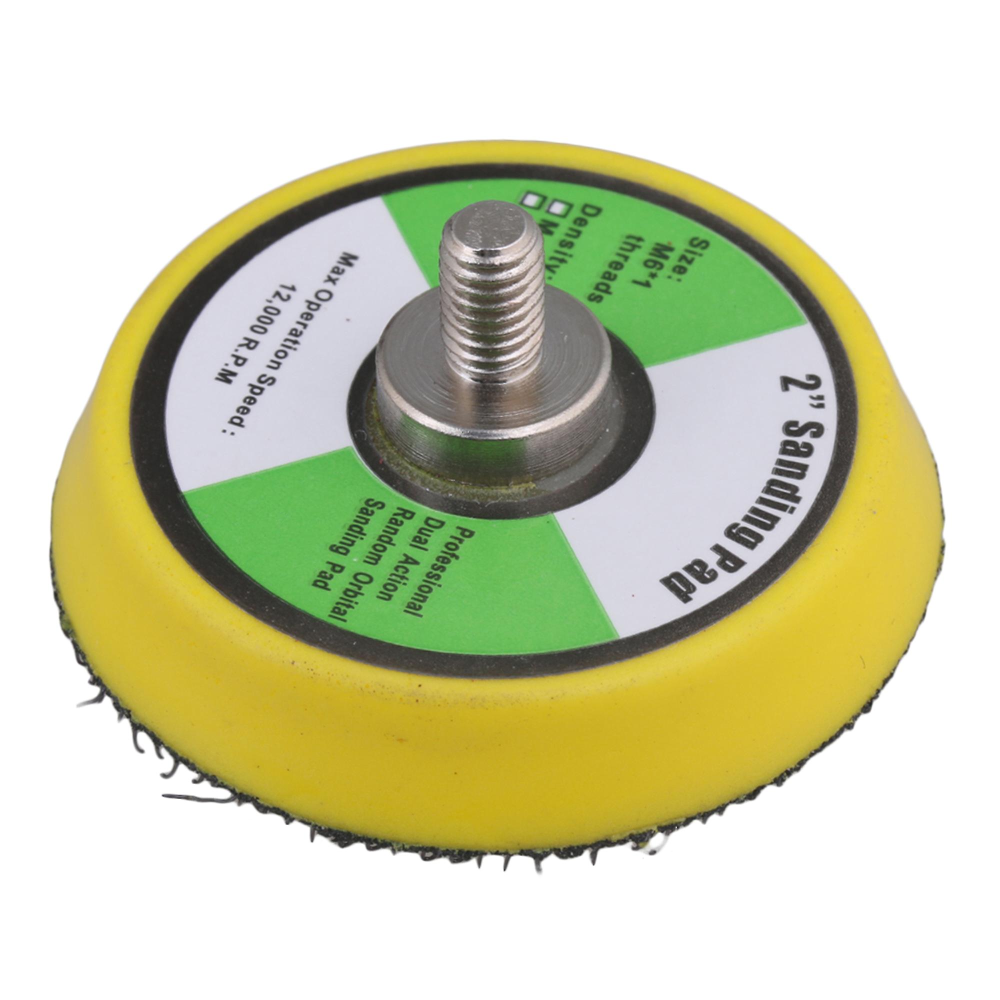 100 Pieces 60-2000 Grit 50MM Sander Discs with Hook Loop Sanding Pad ...