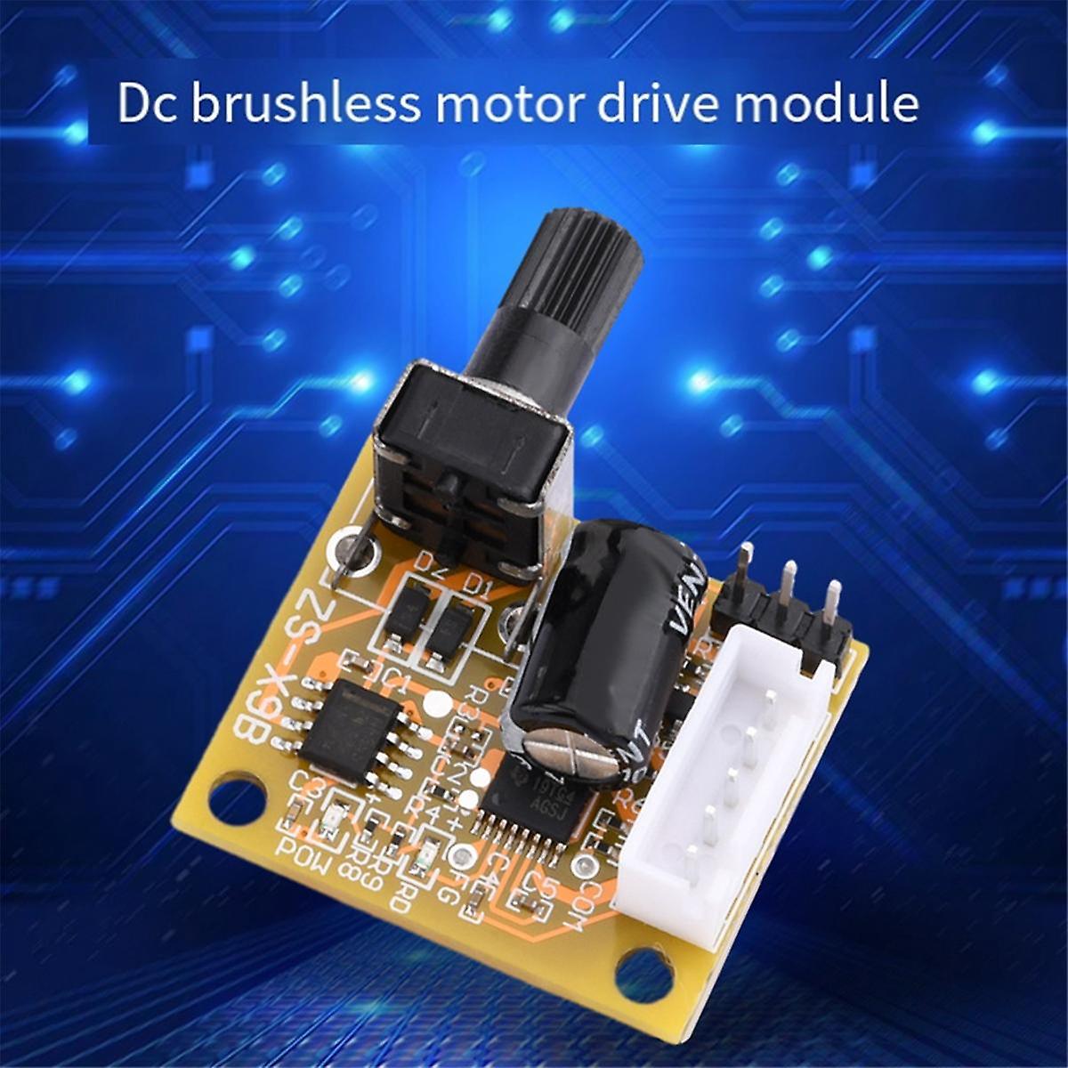 BLDC 3-Phase Brushless Motor Driver DC5V-15V 2A 15W DC Motor Speed ...