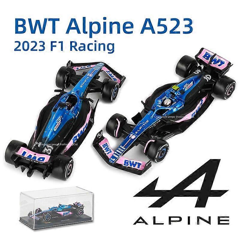 1:43 BWT Alpine 2023 A523 F1 Formula Car Die Cast Vehicles Collectible ...