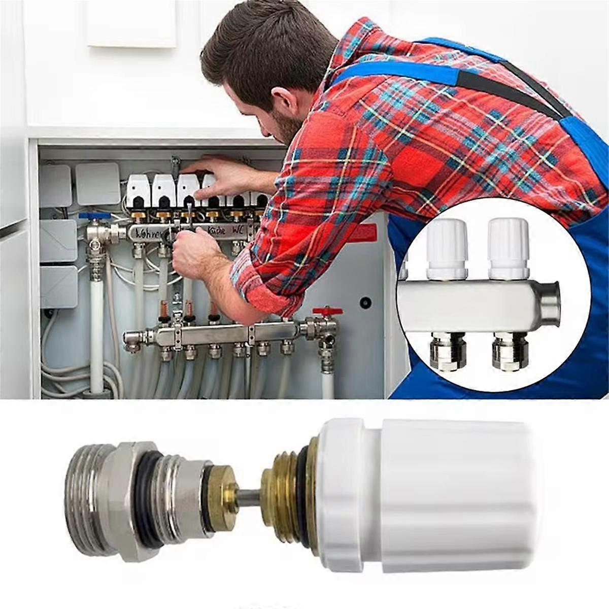 Return Pin Valve Core Automatic Spring Floor Heating Valve Core Brass ...