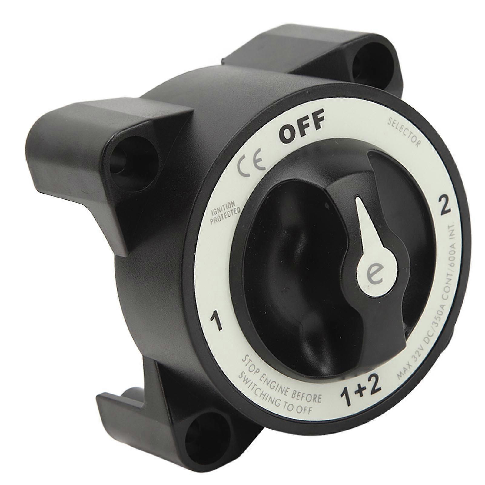 Marine Battery Cut Off Switch 350A Heavy Duty 4 Position Battery ...