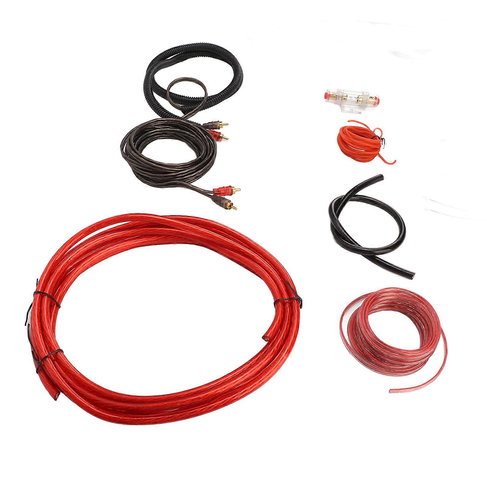 4 Gauge Car Audio Cable Amp Wiring Kit Amplifier Installation Wiring ...