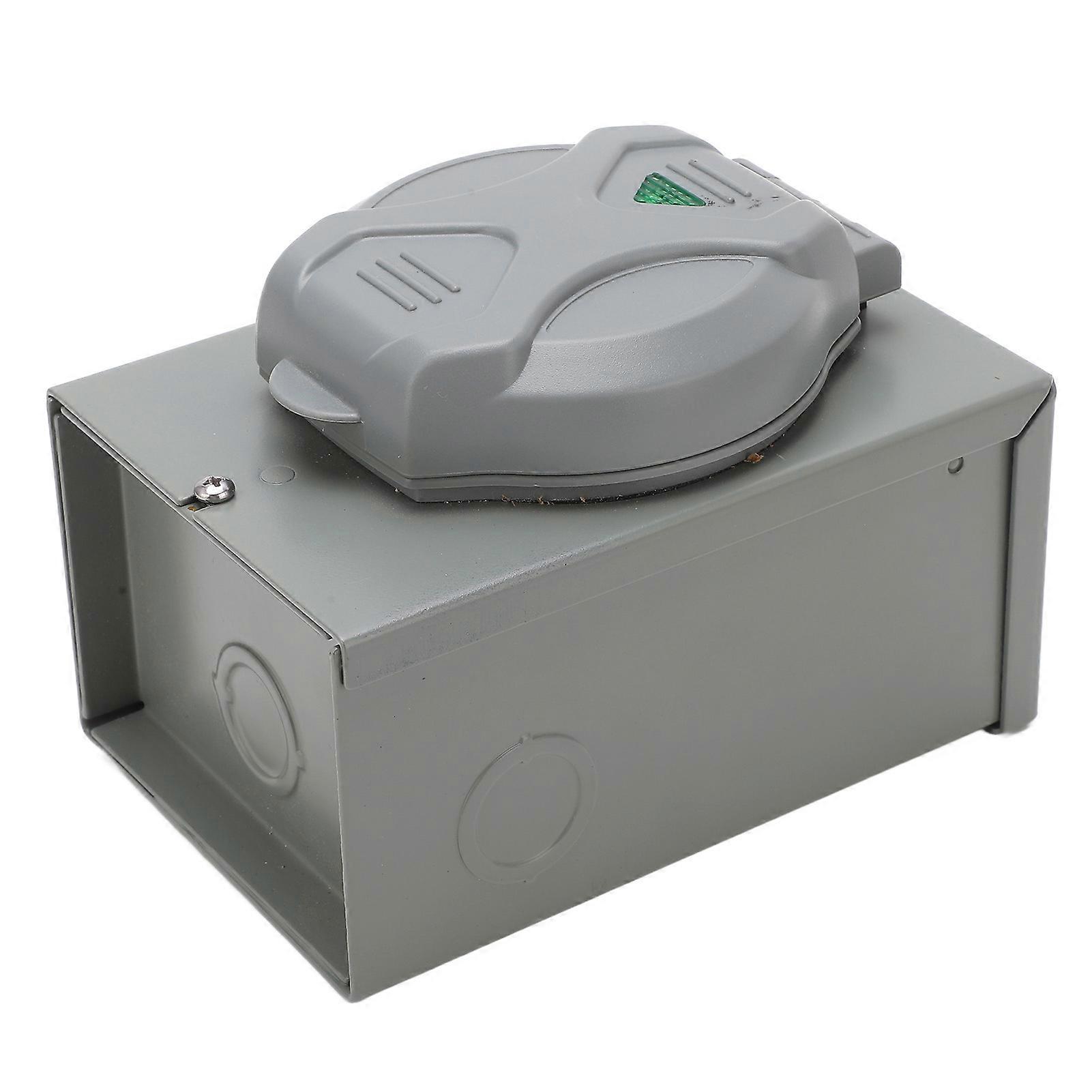 50A Generator Power Inlet Box Aluminum Alloy Power Inlet Box 12500W ...