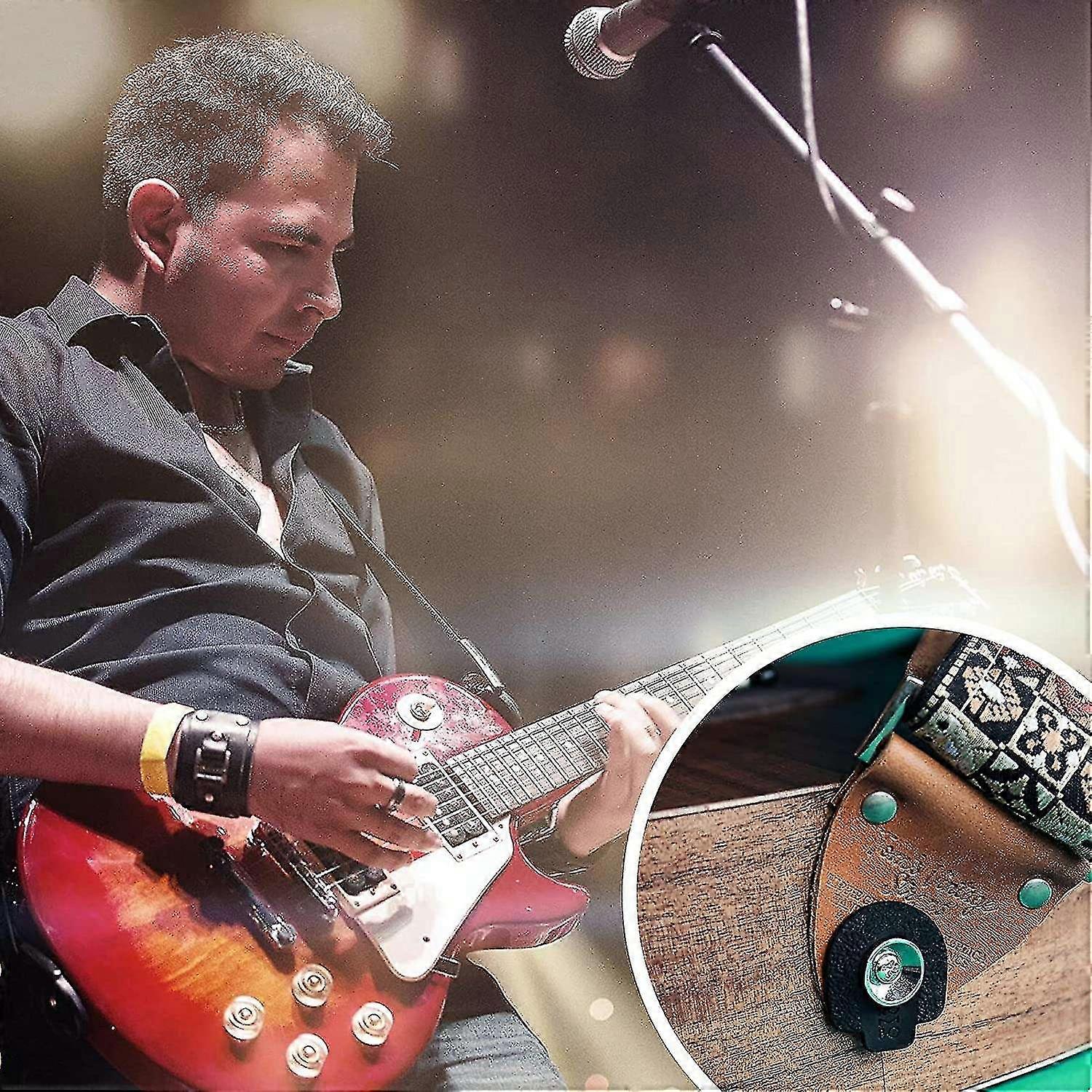 12pcs Guitar Strap Buttons Lock Pins Guitar Metal Strap Buttons For ...