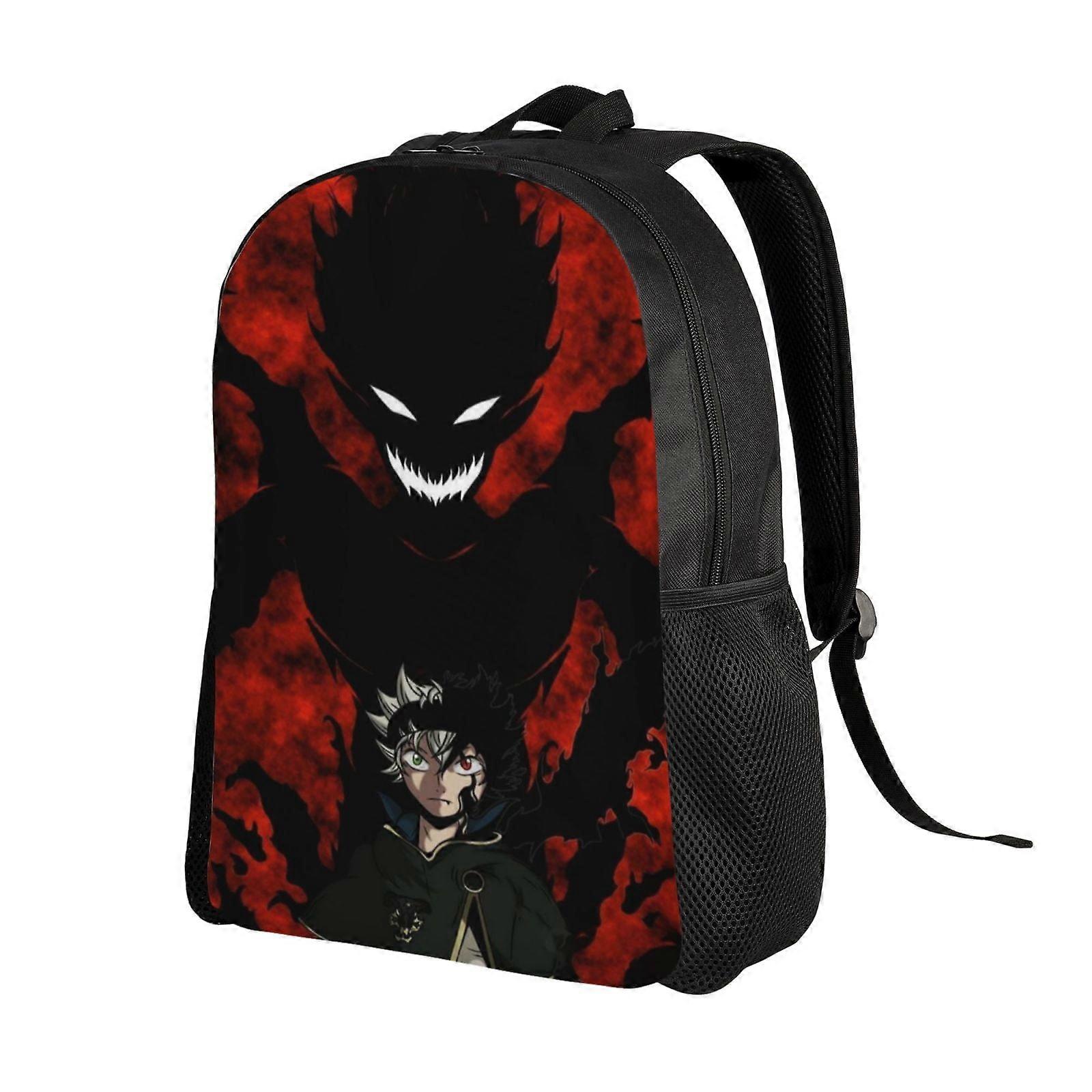 Black Clover Backpack Cute Anime Large Capacity Multifunction Backpacks ...