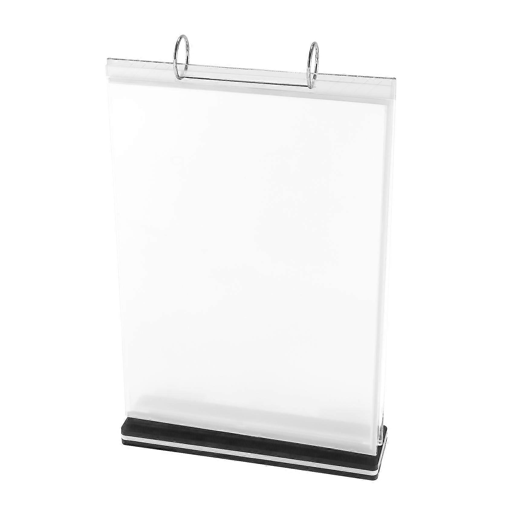 A4 Multi-page Flip Display Card Label Display Stand Detachable Label ...