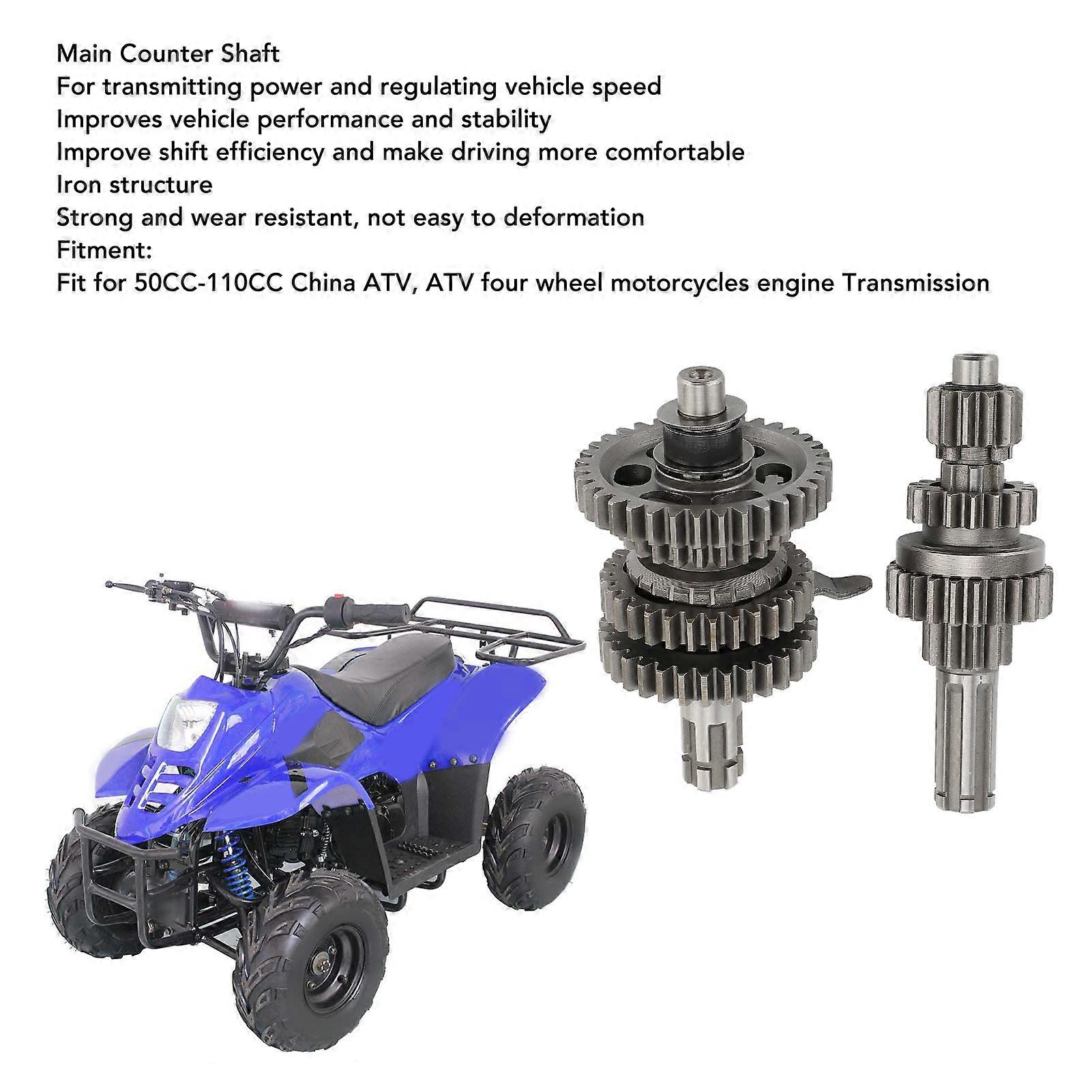 Engine Transmission Gear Box Main Counter Shaft Kit Iron High ...