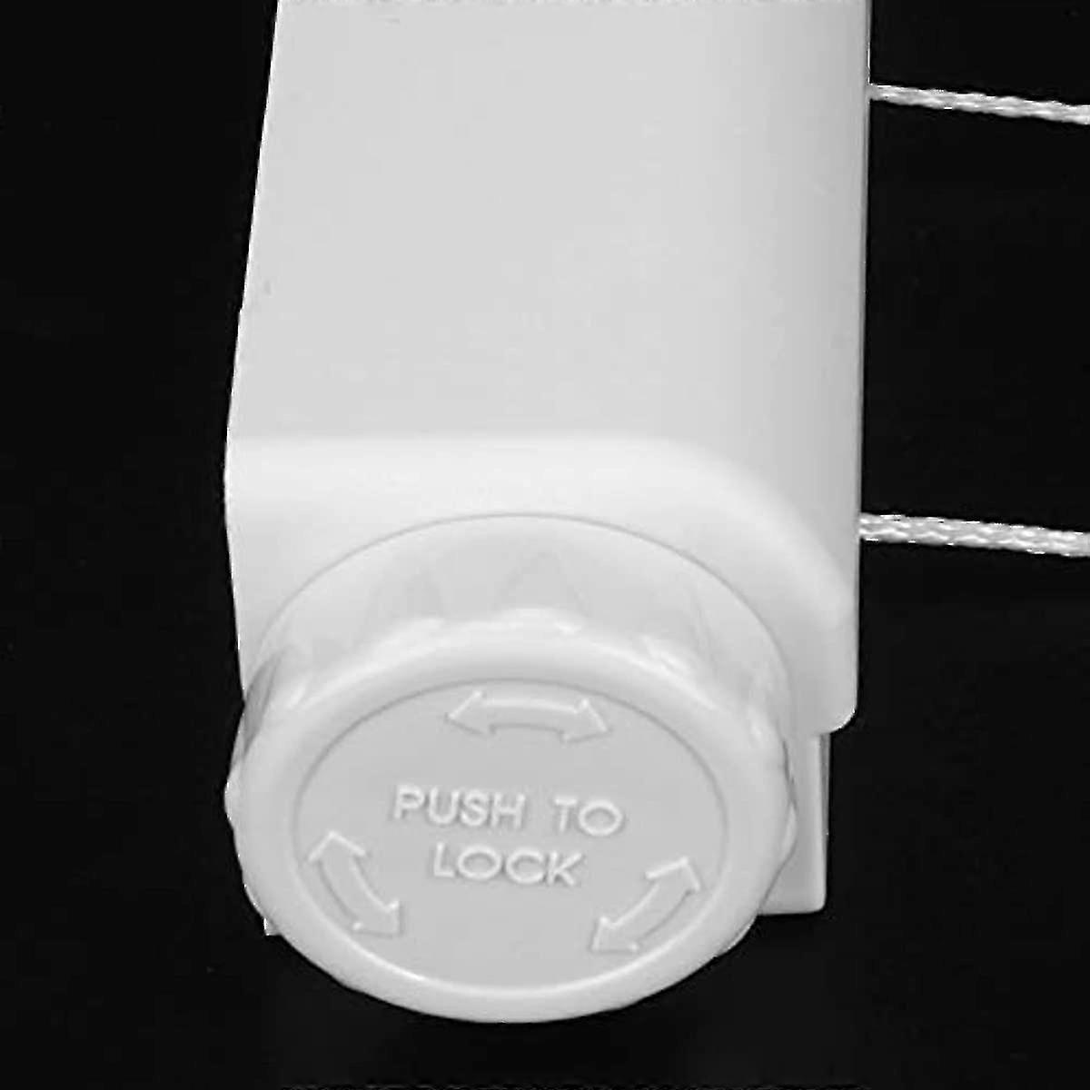 Retractable Clothesline Extendable Washing Line Rope Wall Mounted ...