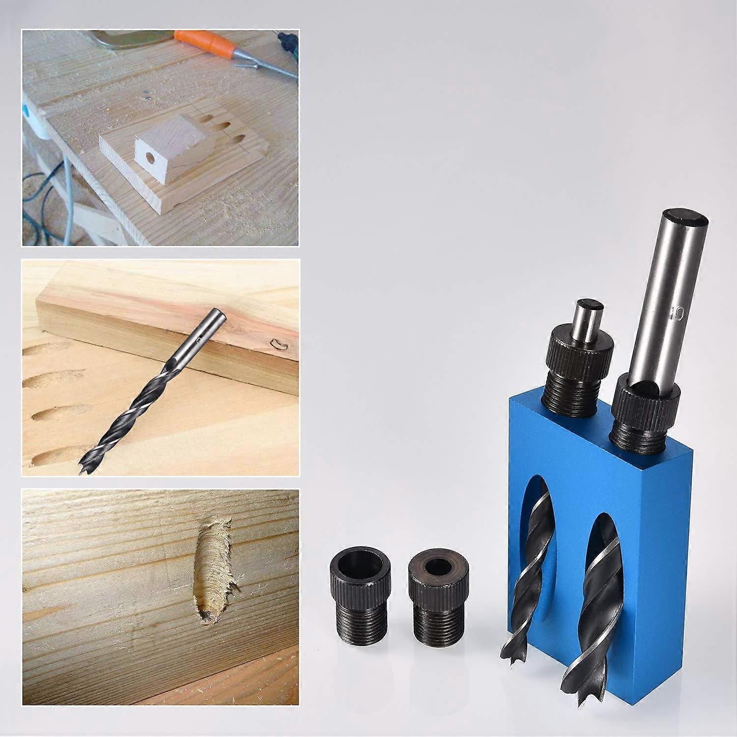 JIZZU 15pcs Oblique Drilling Jig, Woodworking Drilling Guide, 15 ...