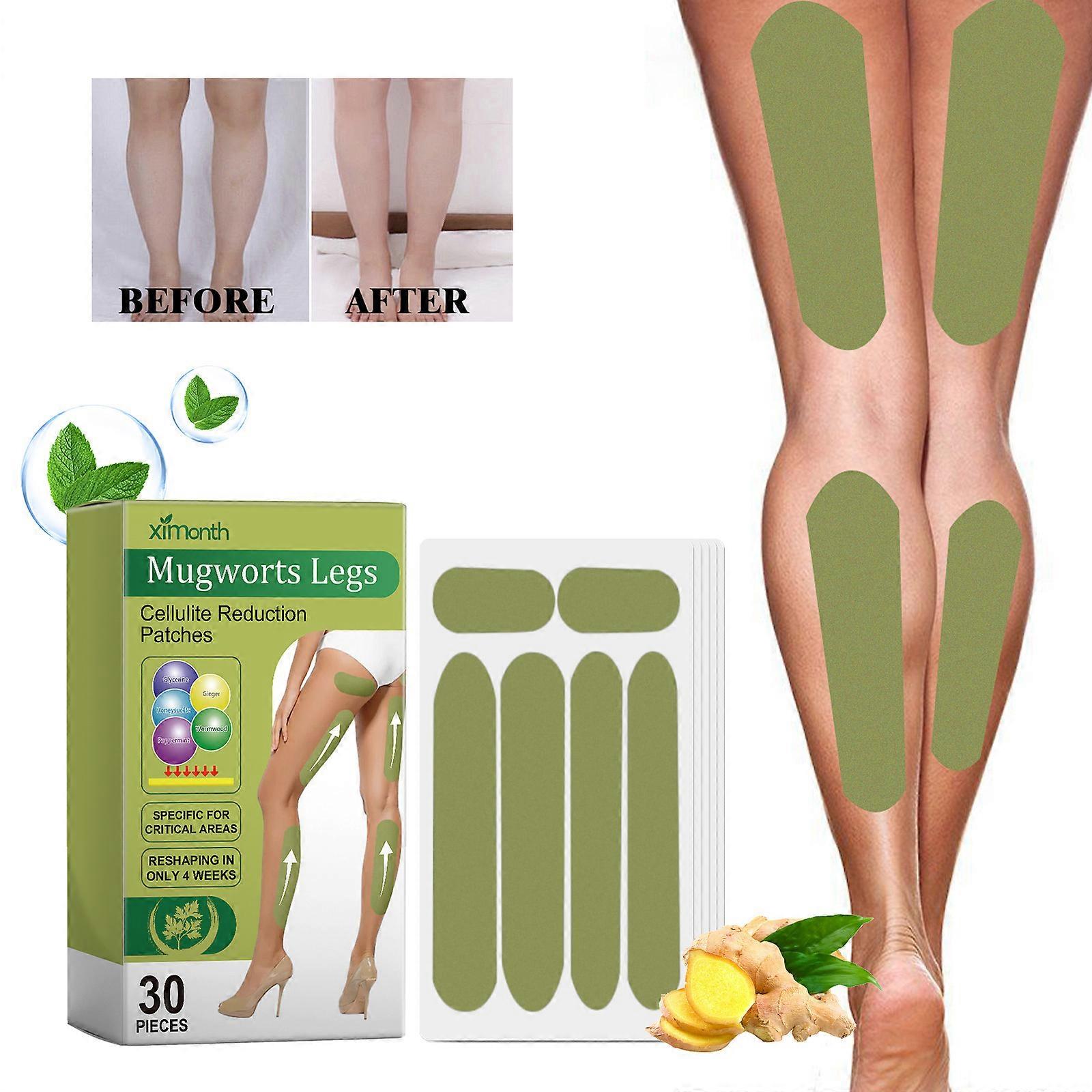Mugworts Legs Cellulite Reduction patches, Calf Lift Shaping Wormwood ...