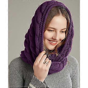 Womens Thick Ribbed Knit Winter Infinity Circle Loop Scarf Premium ...