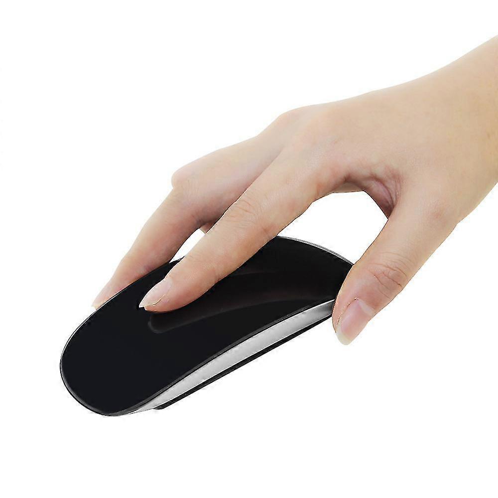 Wireless Mouse Magic Ultra-thin Curved Press Mouse Ergonomic Black ...