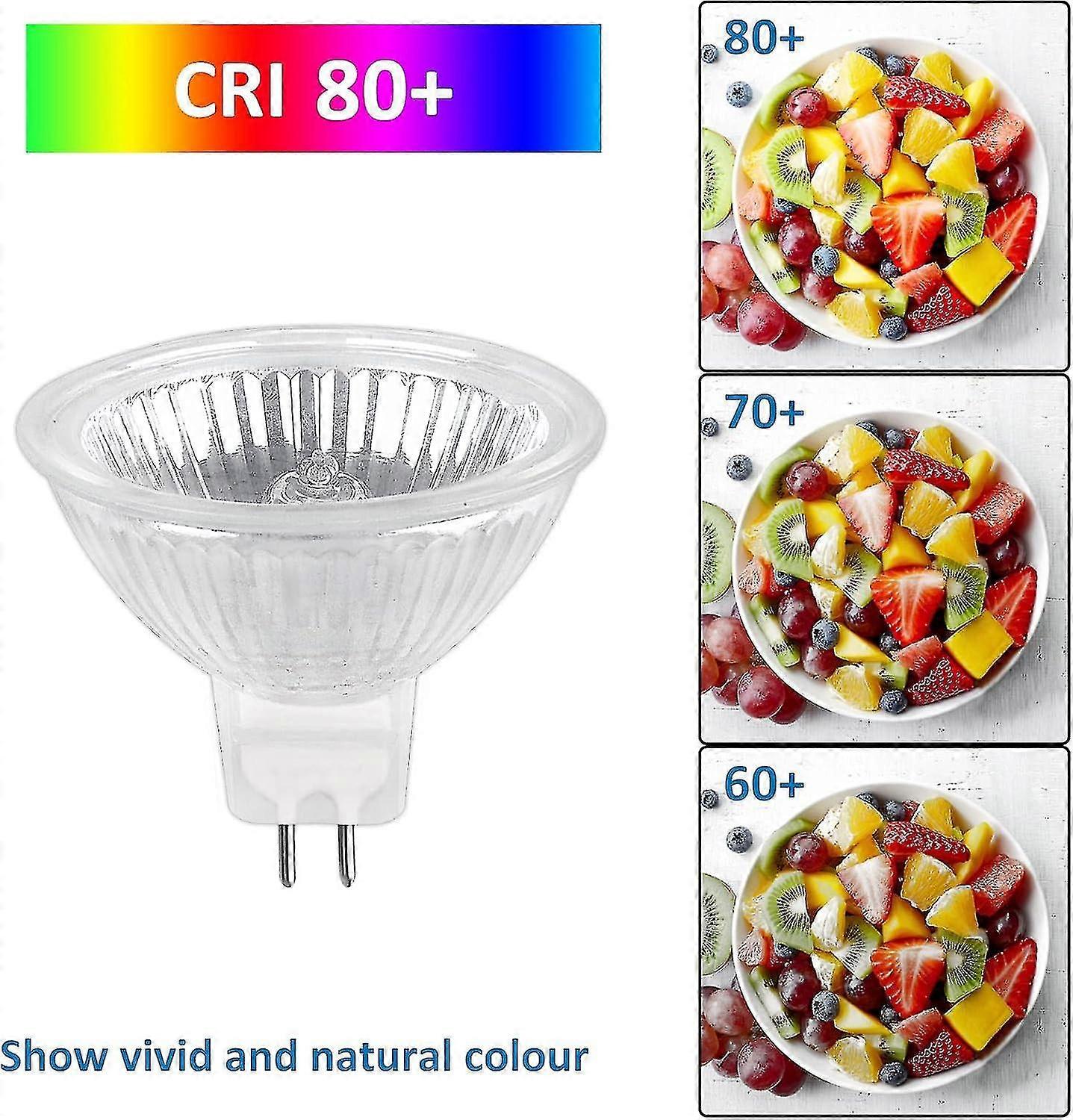 Halogen Bulb Gu5.3 50w 220v, 680lm Warm White 2700k Dimmable, Mr16 ...