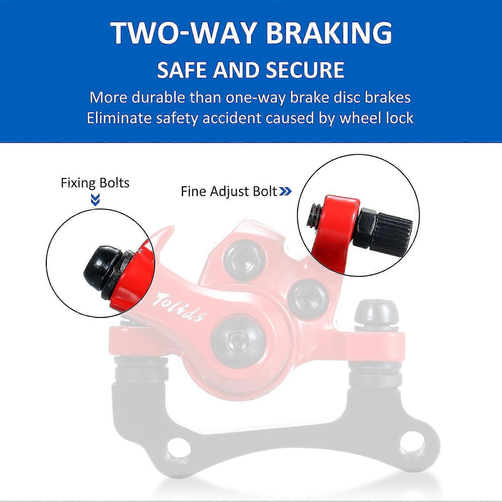 Solid Disc Brake Calipers Front Rear Disc Brake Electric Scooter Disc ...