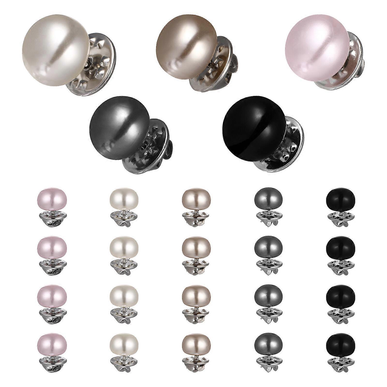 25pcs Anti Exposure Buttons Brooch Button Exposure Buttons for Clothes ...