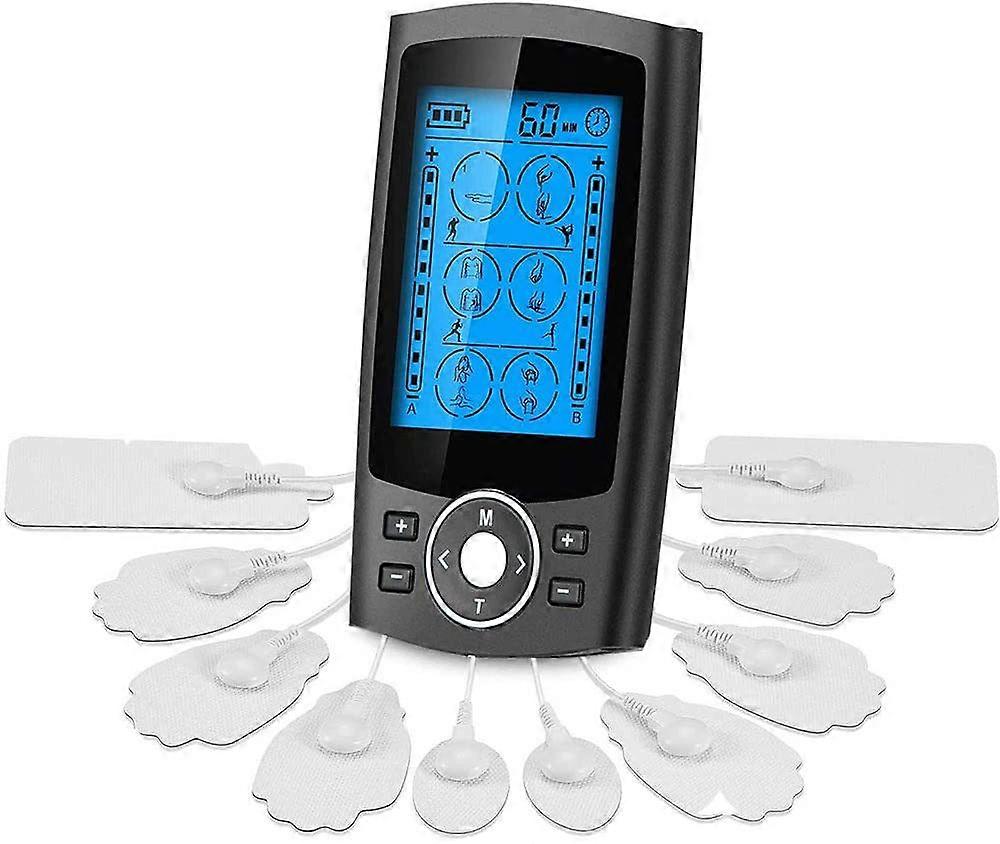 Tens Unit 24 Modes 20 Intensity Electric Stimulation Massager Muscle ...