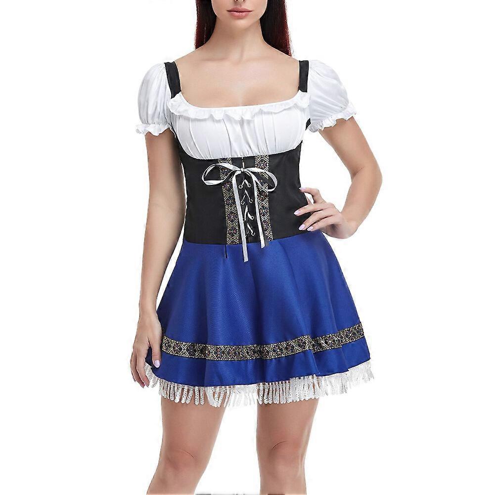 Women's German Oktoberfest Costume Adult Dirndl Traditional Bavarian ...