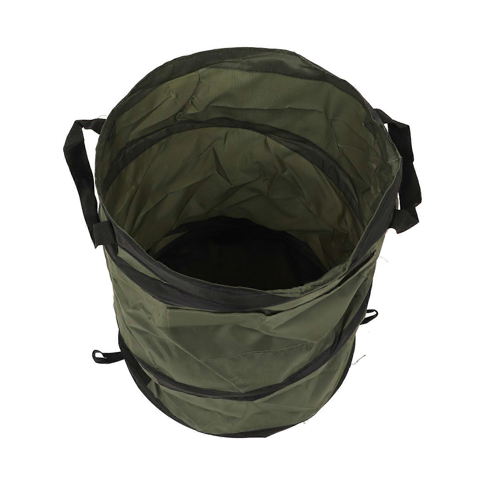 Camping Trash Can Portable Car Folding Green Strong Bearing Capacity ...