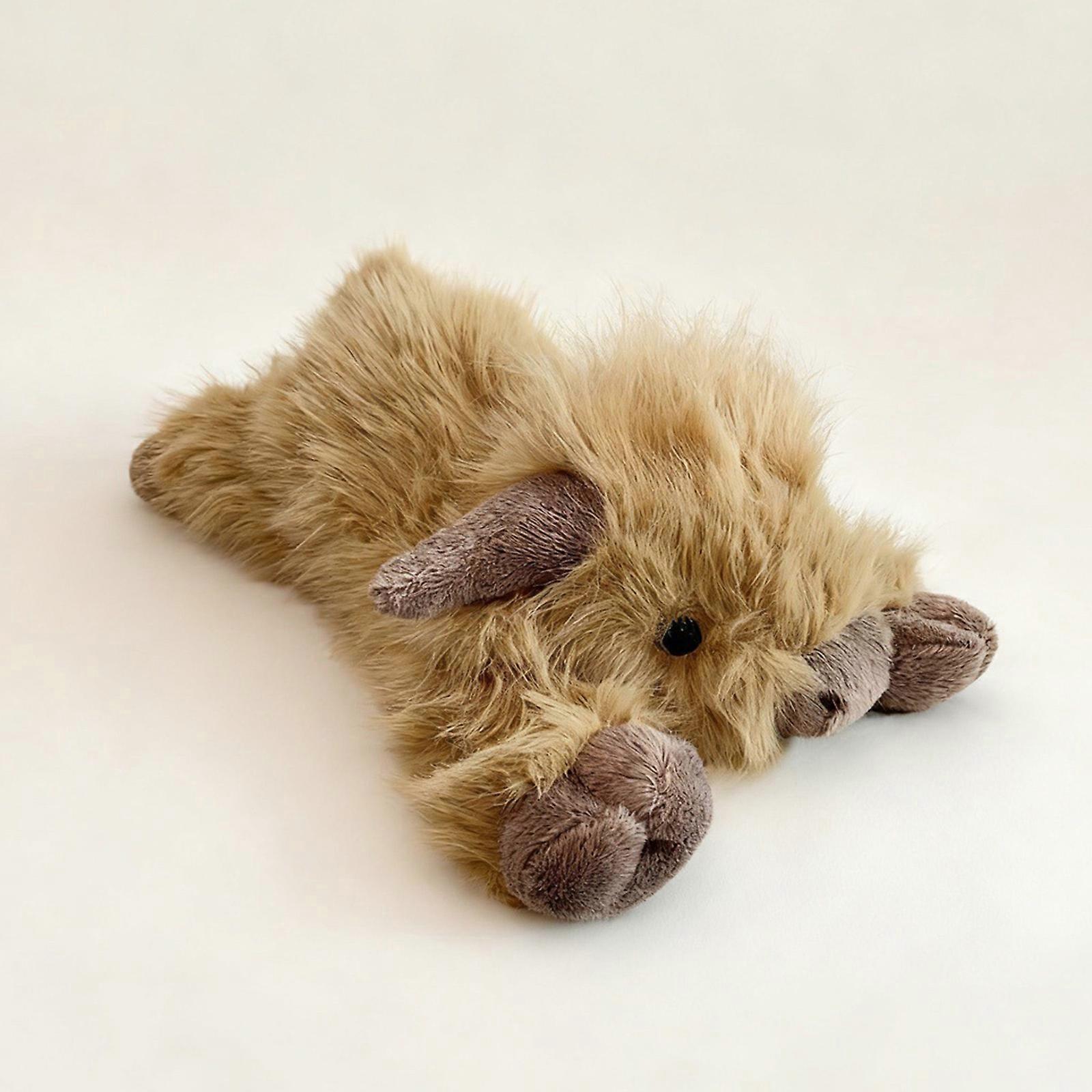 Highland Cow Plush Toy 35cm/45cm/55cm Long Hair Scottish Cow Stuffed ...