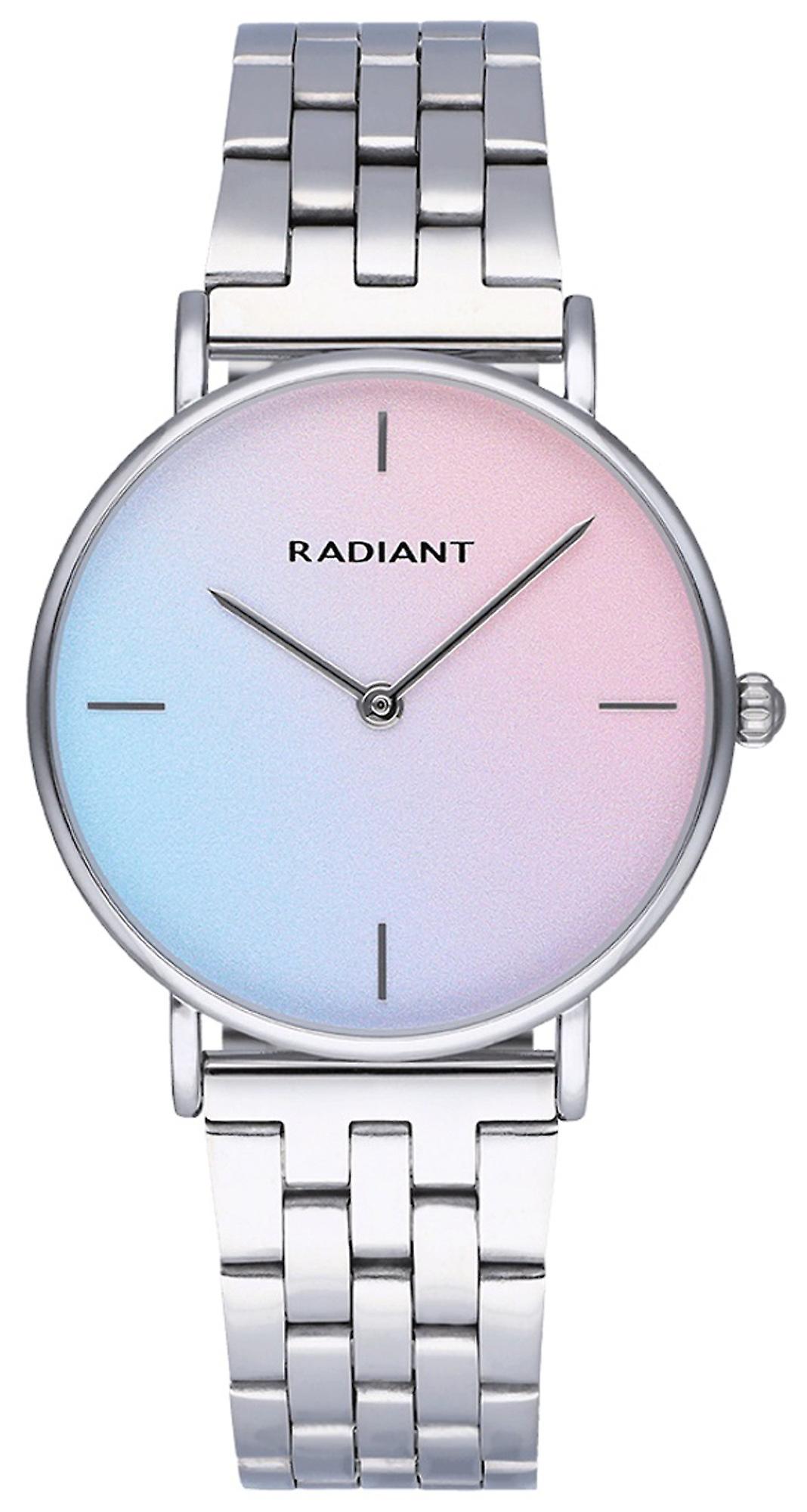 Radiant pacific blue watch for Analog Quartz Woman with stainless steel ...