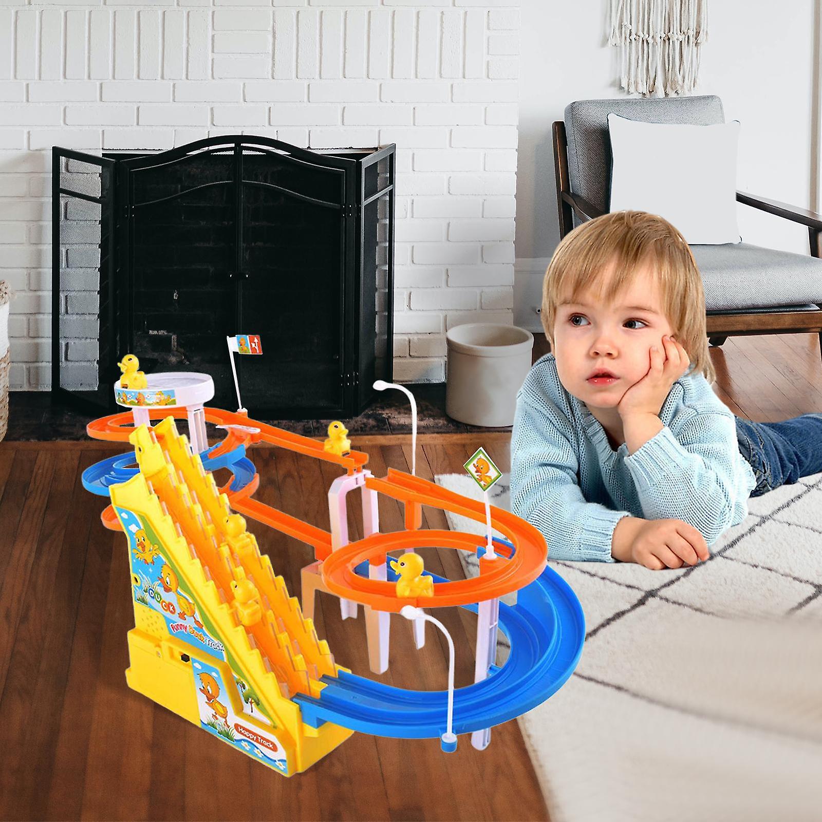 Climb Stairs Toy Slide Stairs Duck Roller Coaster Toy For Kids Children ...