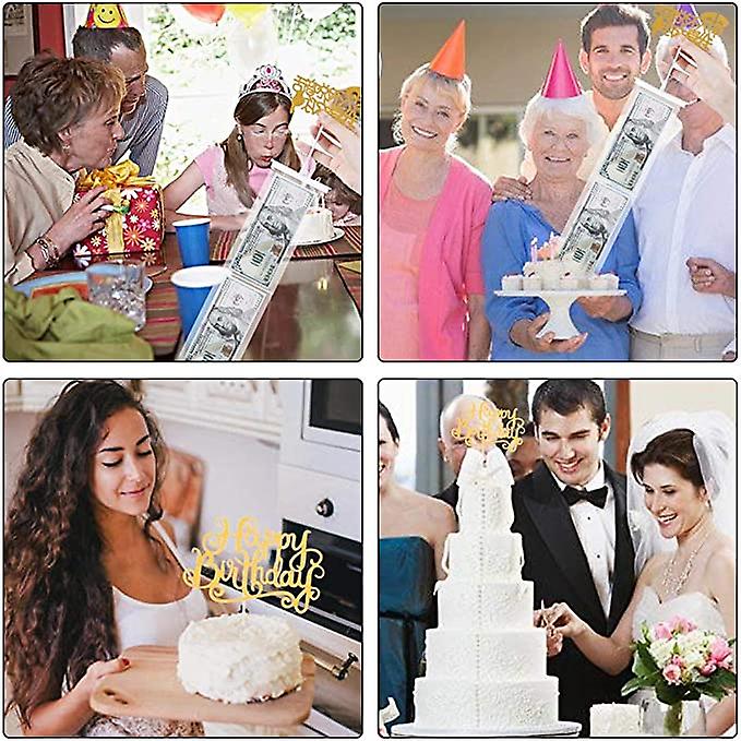 Atm Birthday Party Cake Topper Box Happy Birthday Decoration Funny Pull ...