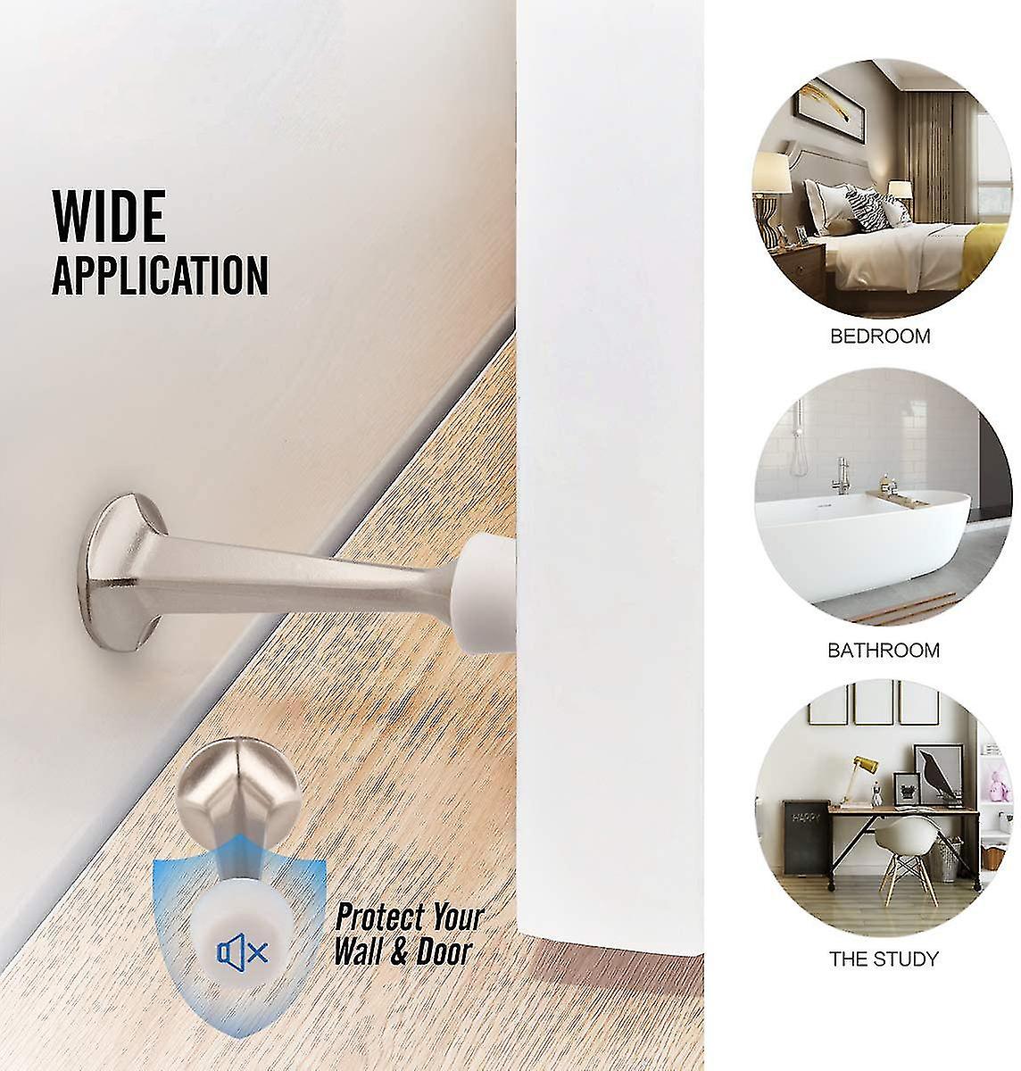 Deurstops Aan de muur gemonteerde deurstop deurstop Metaal Stijve ...