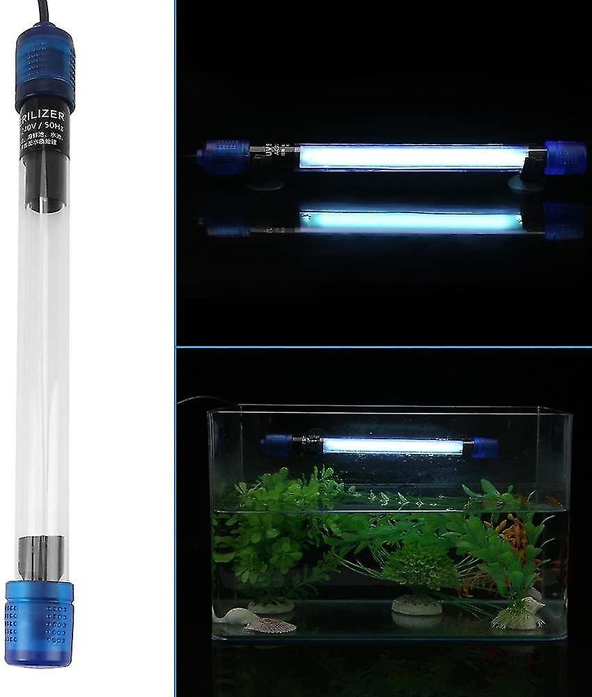 220-240v Waterproof Uv Lamp Aquarium Led Light Sterilization Lamp Algae ...