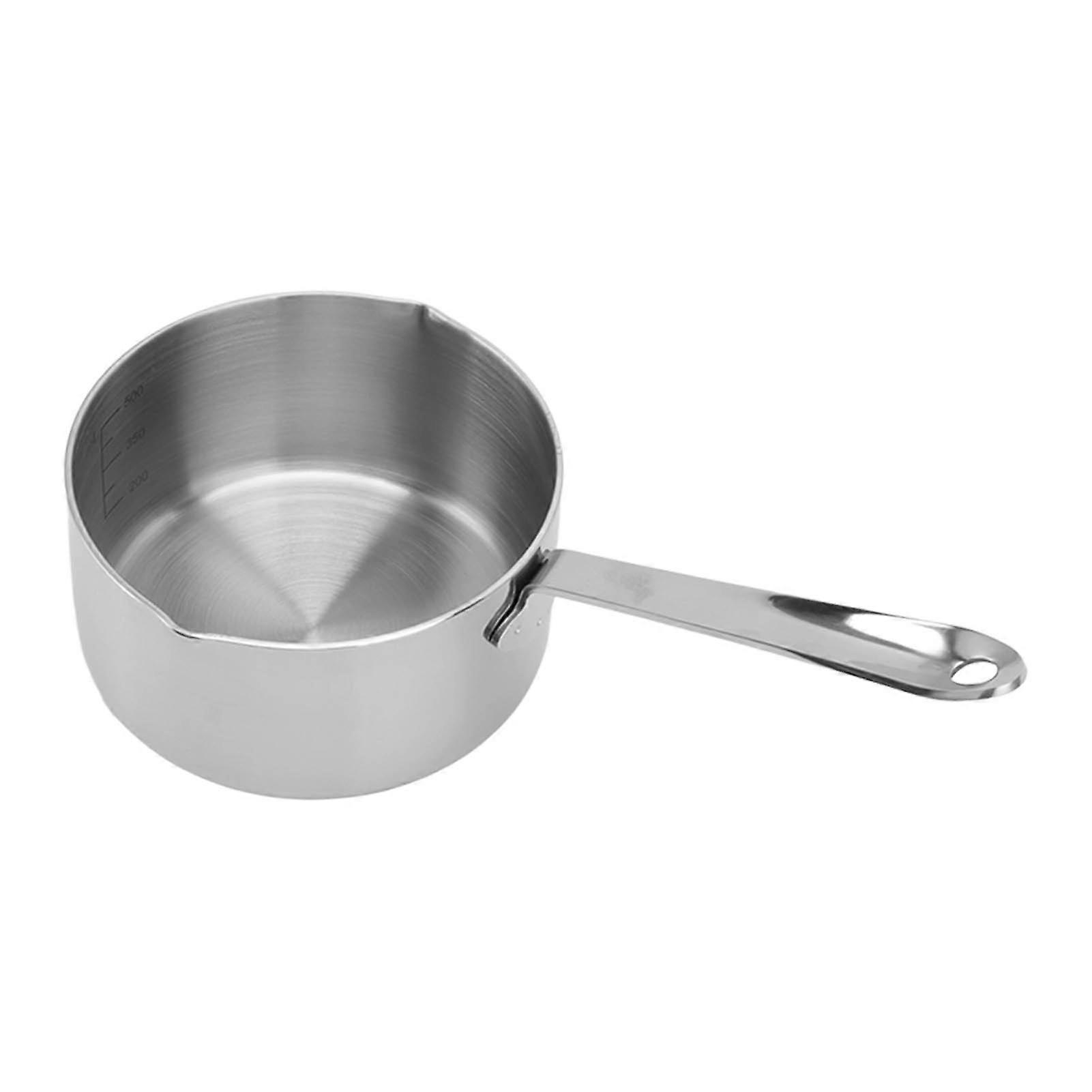 Small Pot Flat Bottom Milk Pot with Double Diversion Mouth Hanging Hole ...