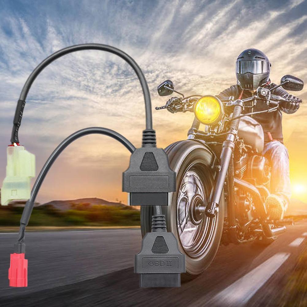 For Honda Motorcycles with 4-pin, 6-pin to 16 Pin OBD 2 Scanners ...