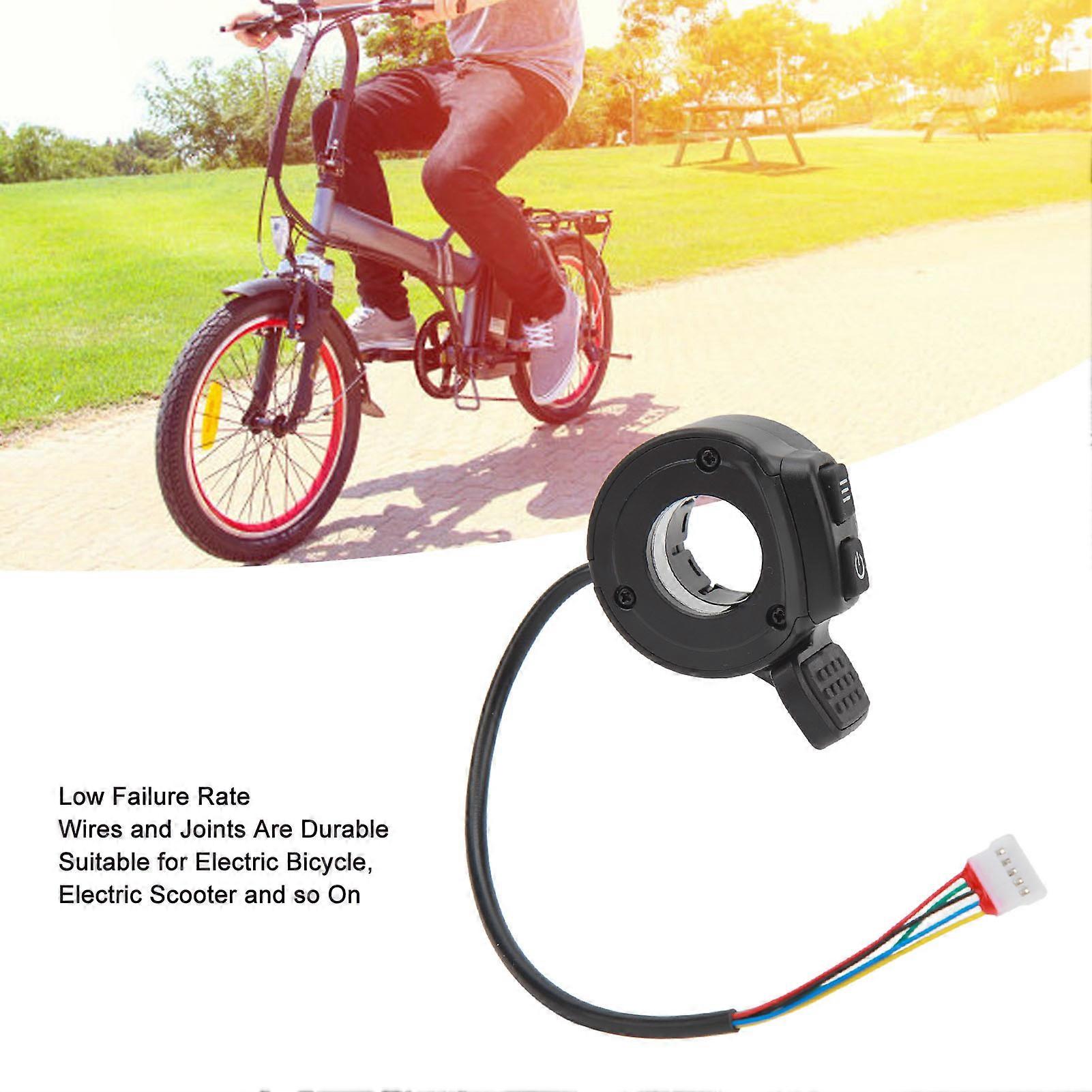 Electric Scooter Throttle Finger Throttle With Power Switch Speed Control Throttle Replacement ...