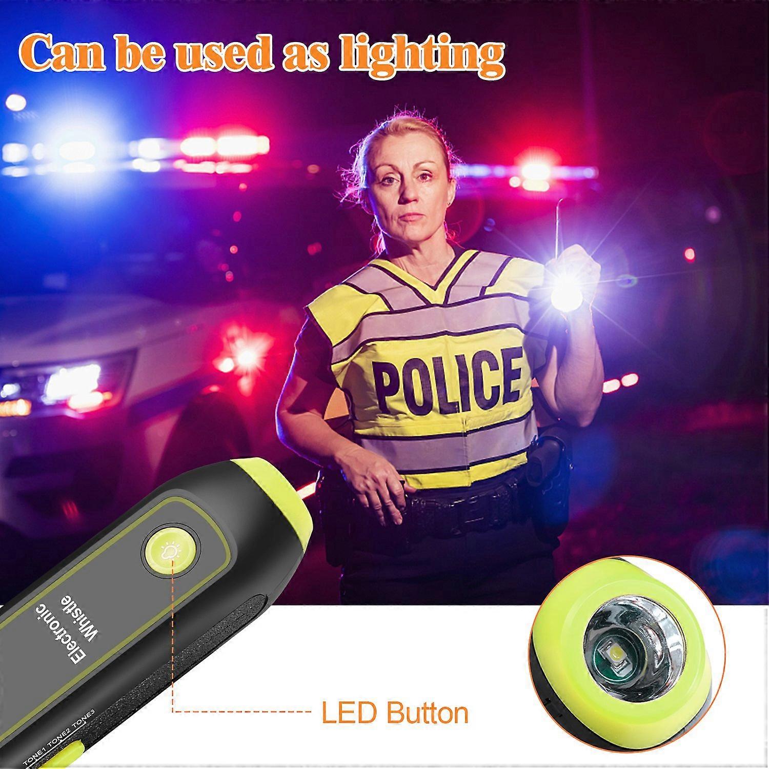 Safety Whistle Lantern Referees Electronic Whistle SOS Light Flashlight ...