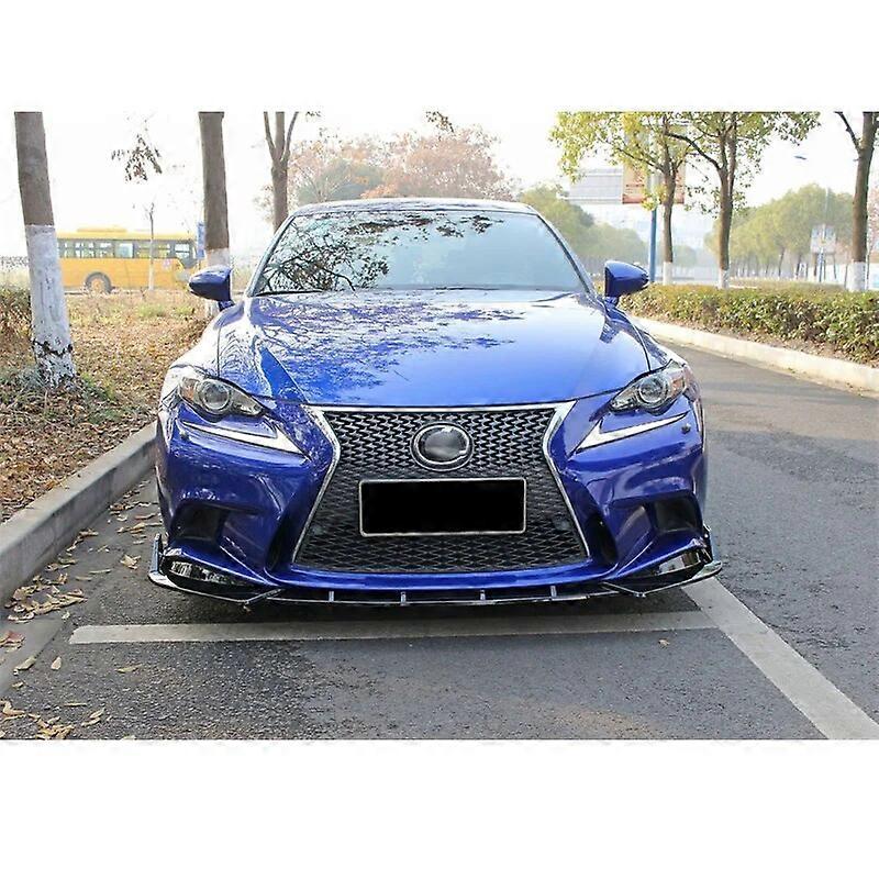Car Front Bumper Lower Chin Lip Spoiler Splitters Kits Guards Deflector ...