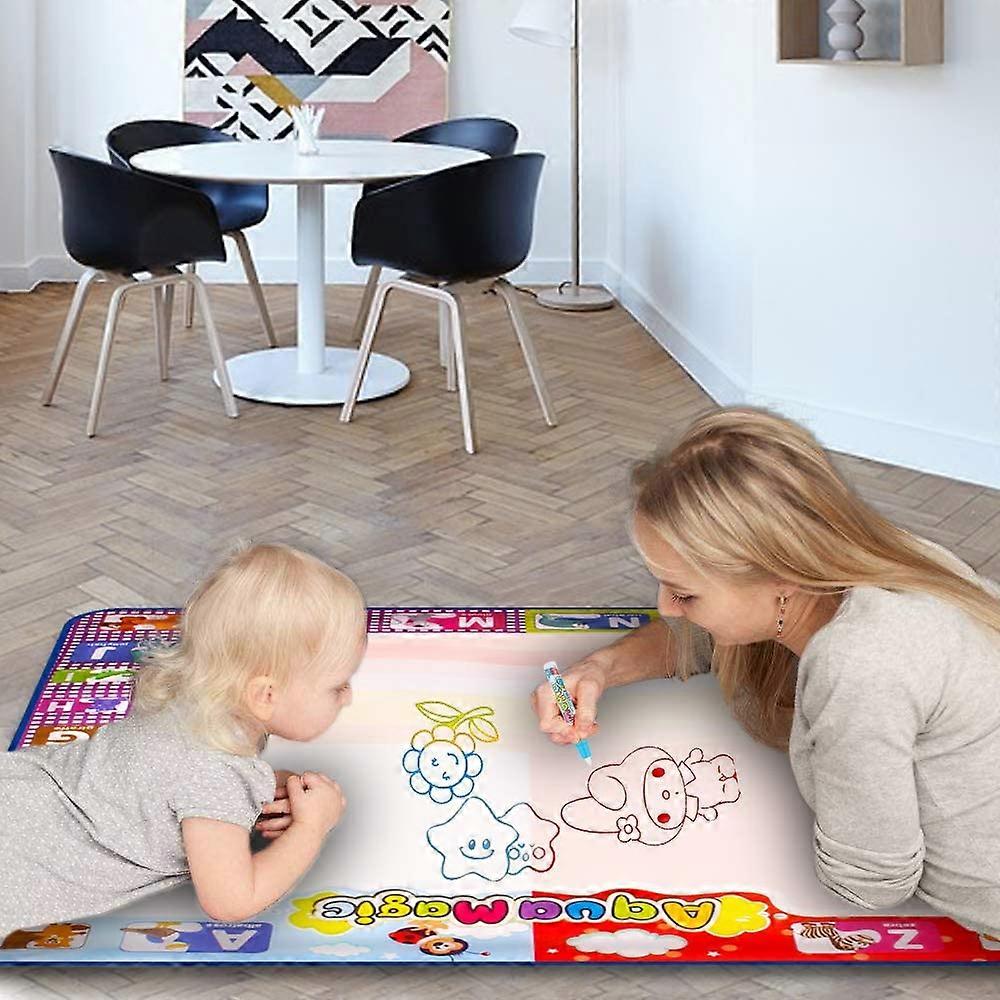 Water Doodle Mat, Kids Large Coloring Mat, Mess Free Drawing Mat With ...
