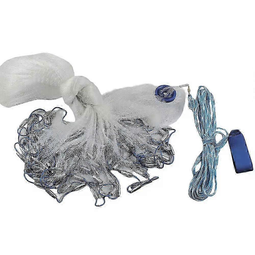 4.2m Hand Cast Fishing Net 14ft Bait Fish Net | Fruugo UK