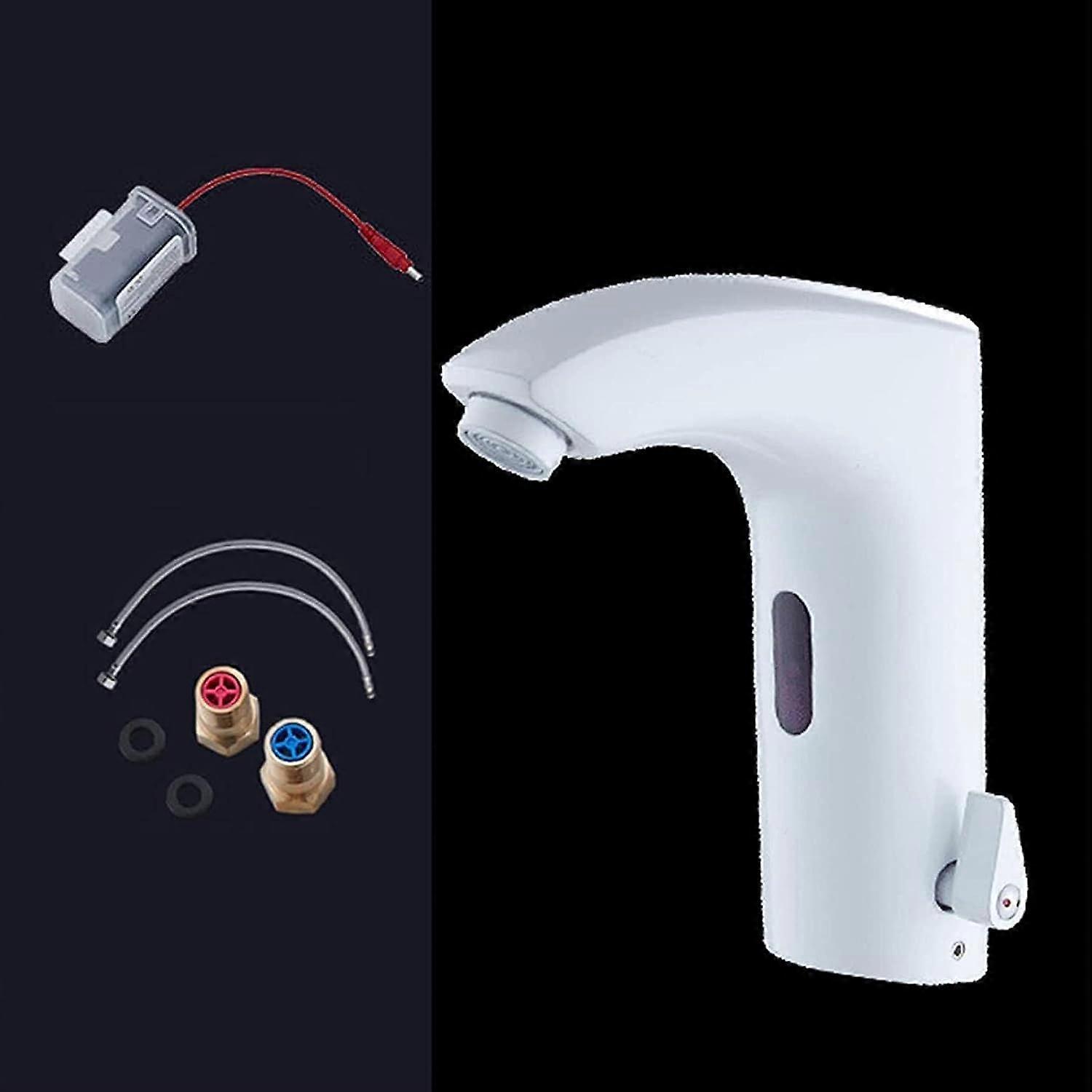 Sensor Basin Faucets Automatic Sensor Mixer Faucet Contactless Hot and ...