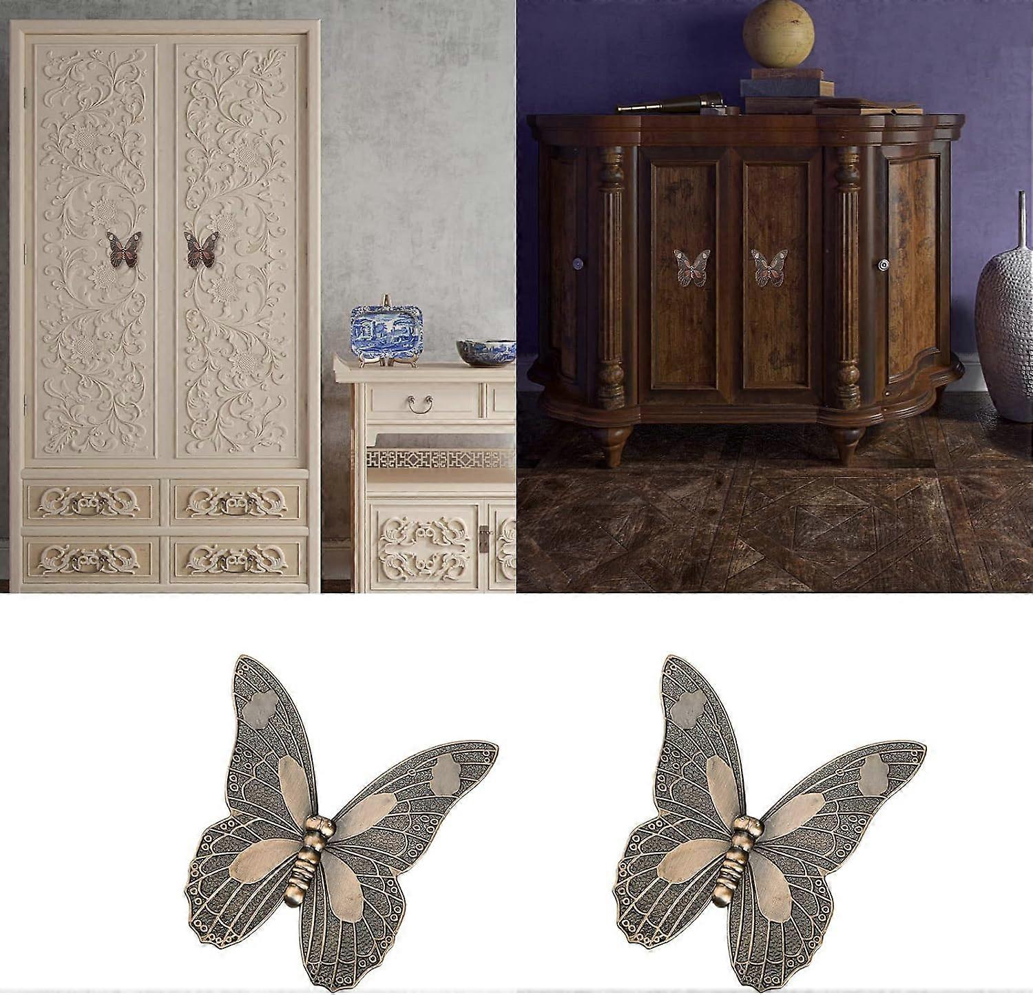 Butterfly Drawer Handle Creative Drawer Knob Butterfly Shape Cabinet ...