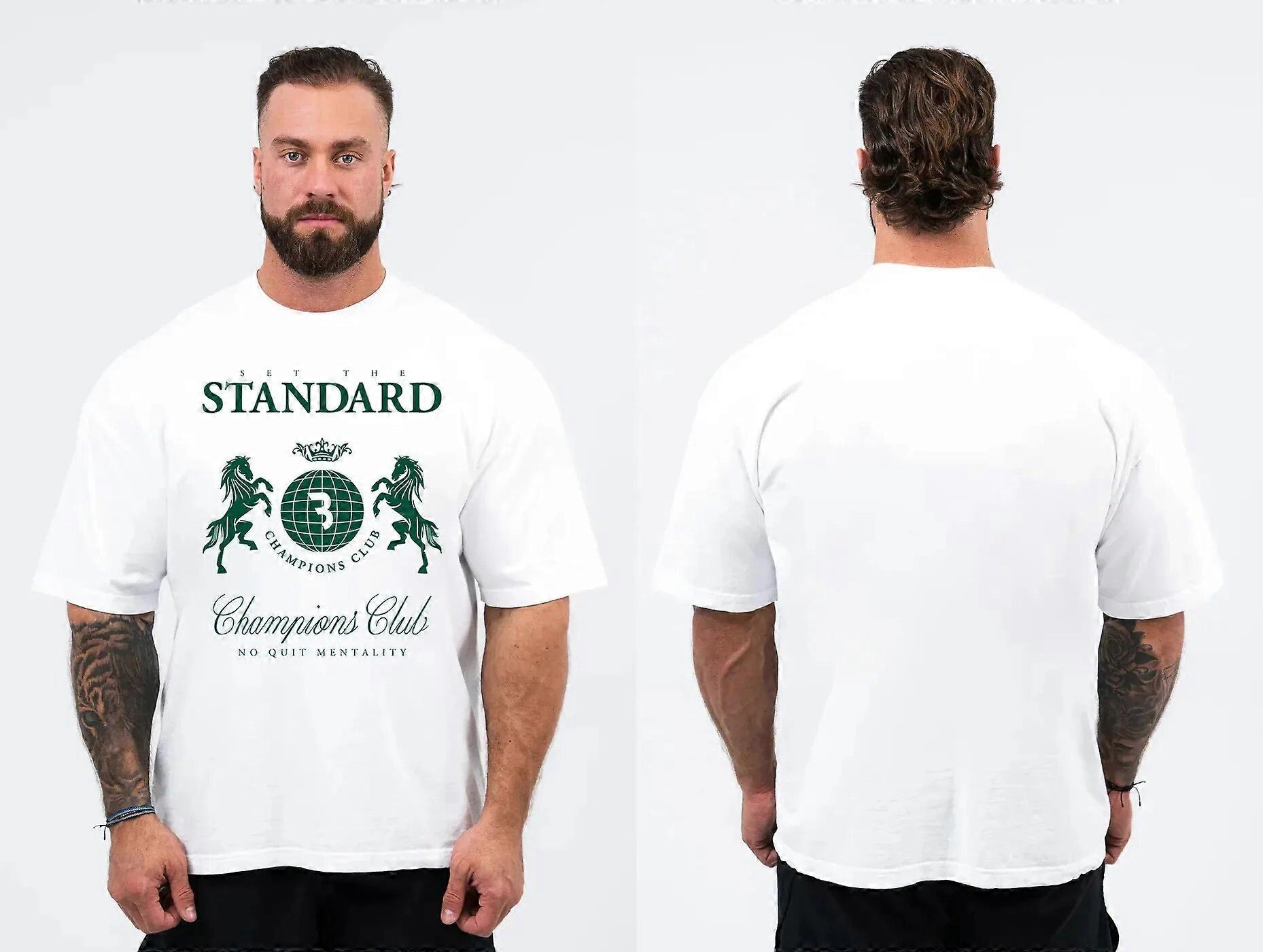 Chris Bumstead T Shirts Pre Workout Sport Gym Men Clothing 100% Cotton ...