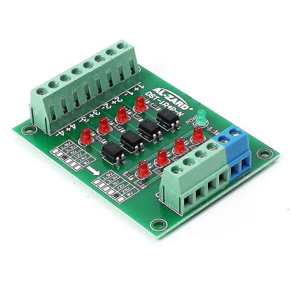 Optical Isolator Module,4-channel 5v To 24v Optocoupler Photoelectric ...