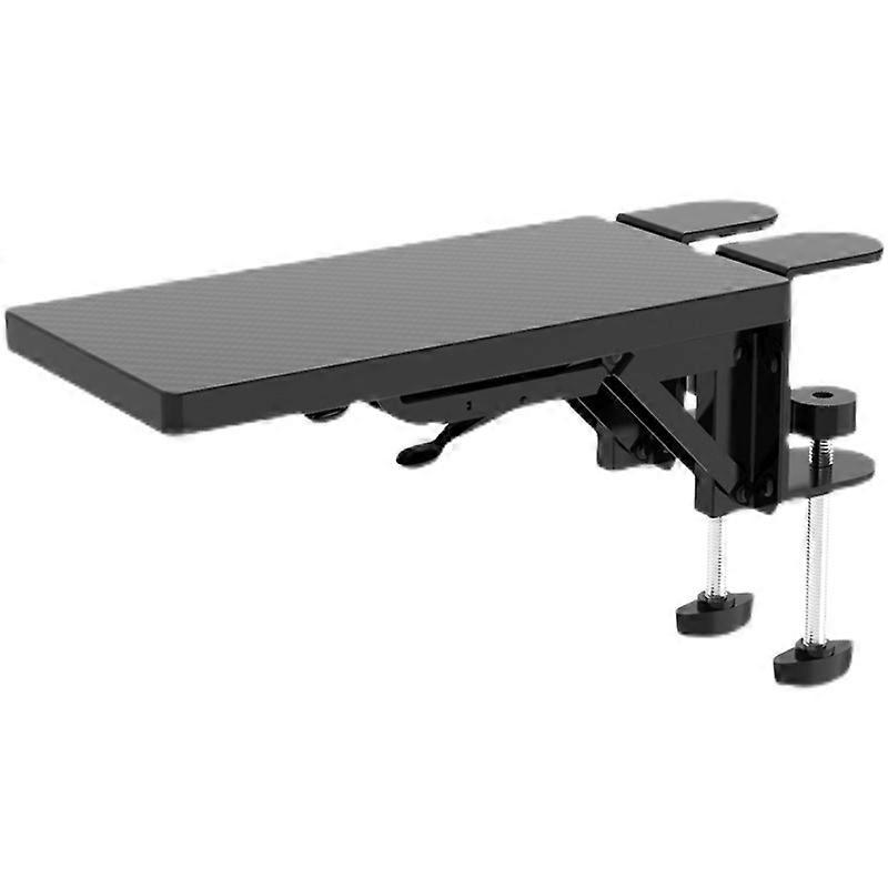 Desk Arm Rest Black Ergonomic Design Sturdy Durable Clamp On Computer ...