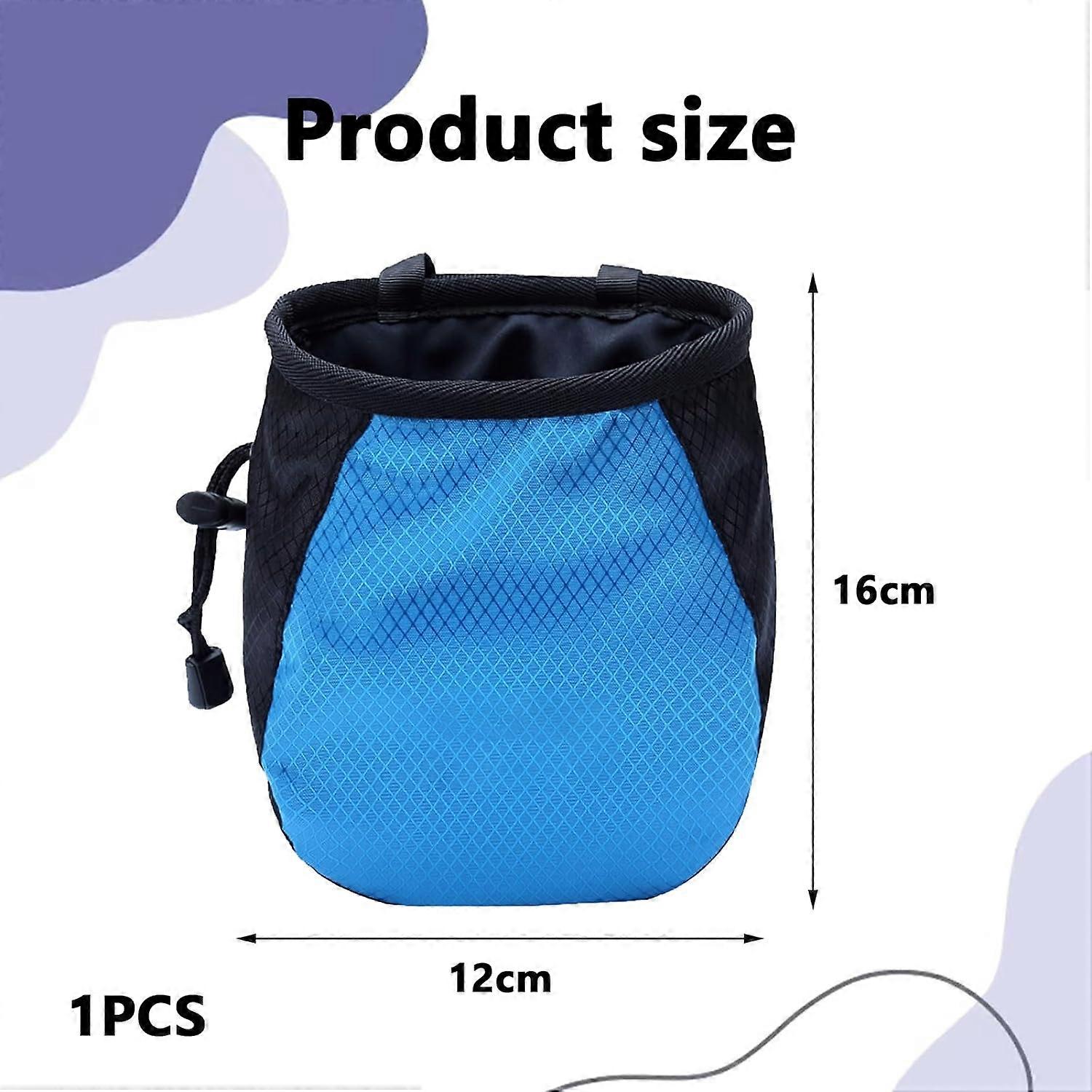 Climbing Chalk Bag,Adjustable Chalk Bags Waterproof Chalk Bag for ...