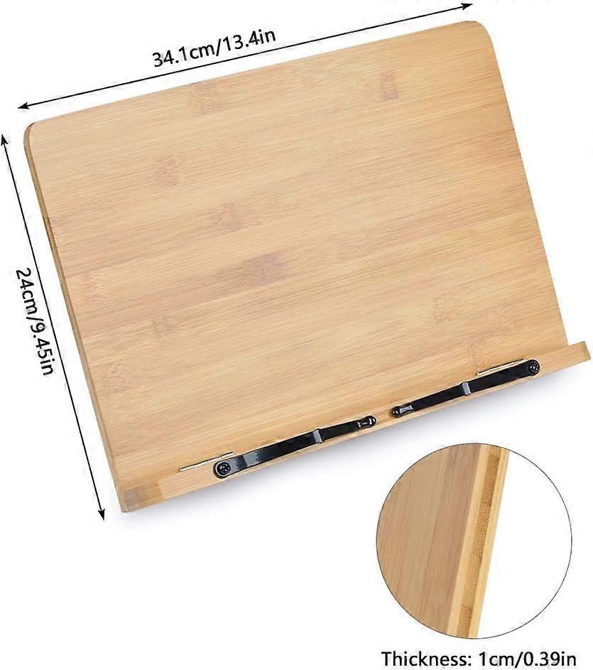 Book Stand Reading Rest Cookbook Holder Foldable Bookrest Tablet Stand ...