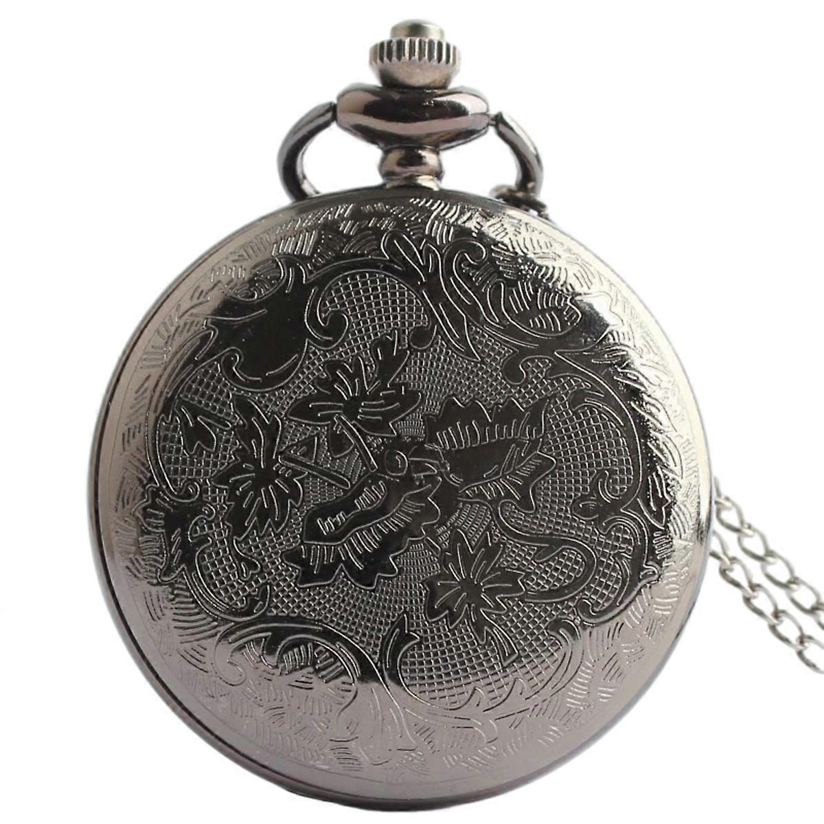 Retro kapesní hodinky, Quartz kapesní hodinky s řetízkem, Vintage ...