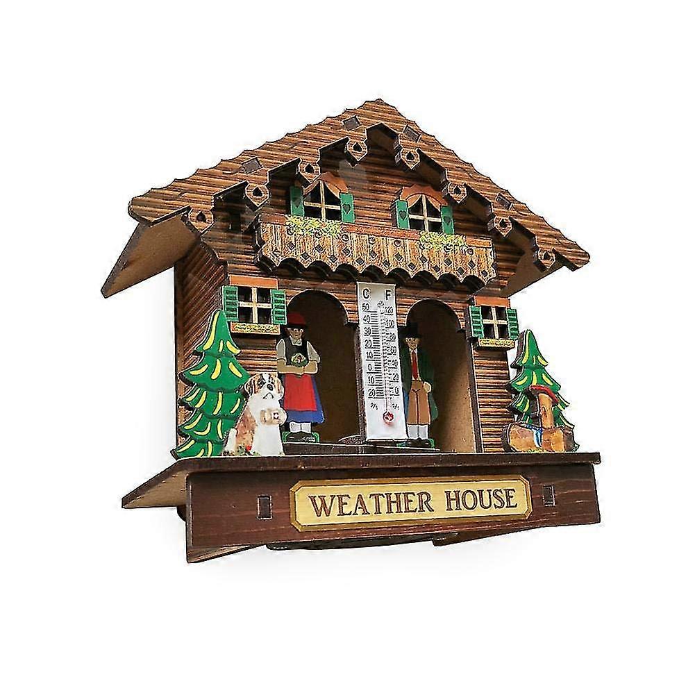 Weather House, Barometer Thermometer And Hygrometer Home Decoration ...
