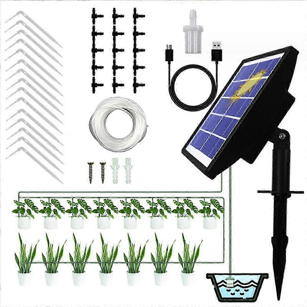 Solar Drip Irrigation System,solar Automatic Drip Irrigation Kit For ...