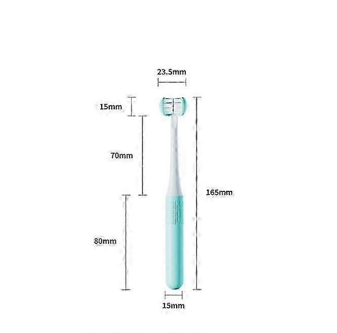 3 Sided Autism Toothbrush Three Bristles for Toddler Toothbrush Adult ...