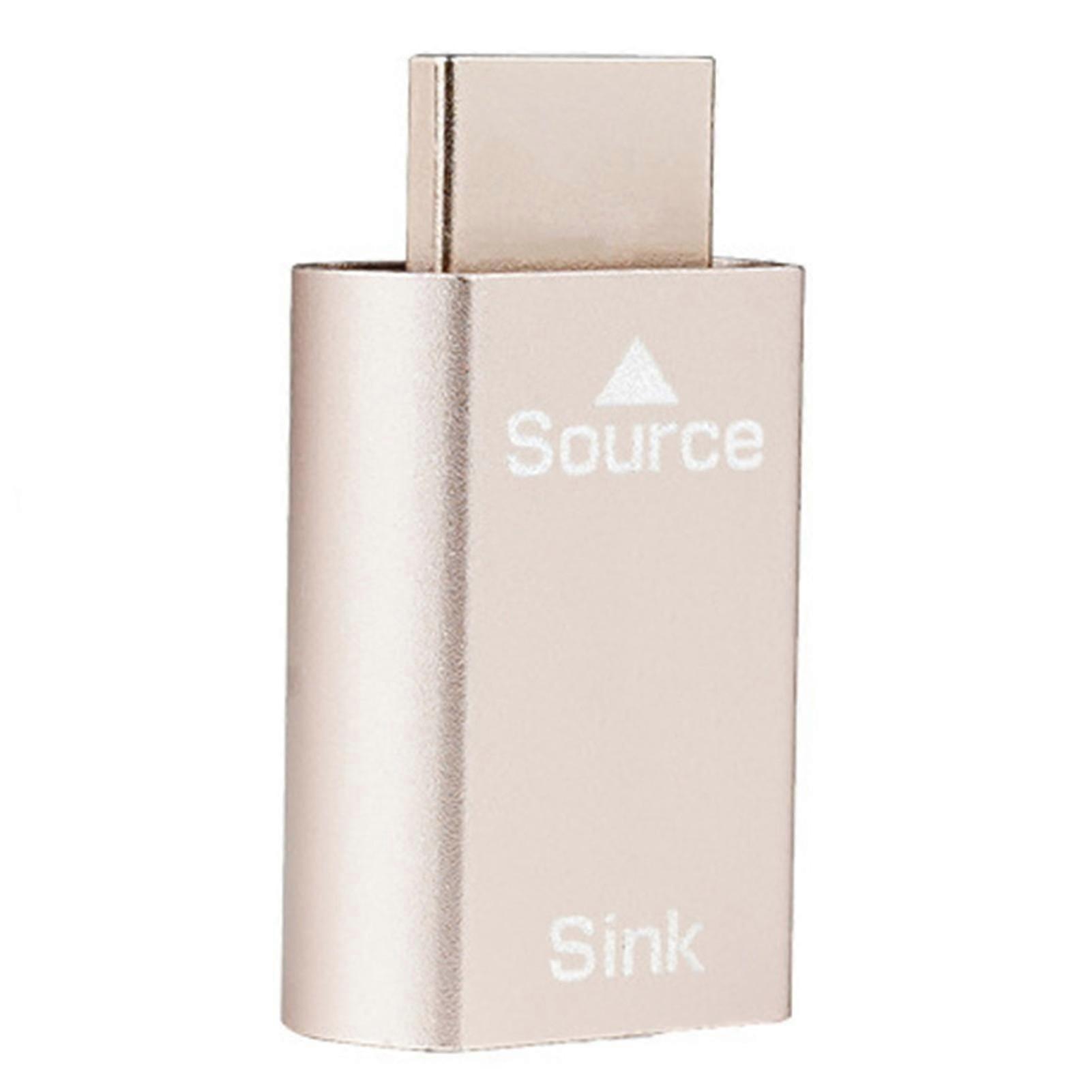 HDMI-Compatible Virtual Monitor Display Emulator Male To Female 4K EDID ...