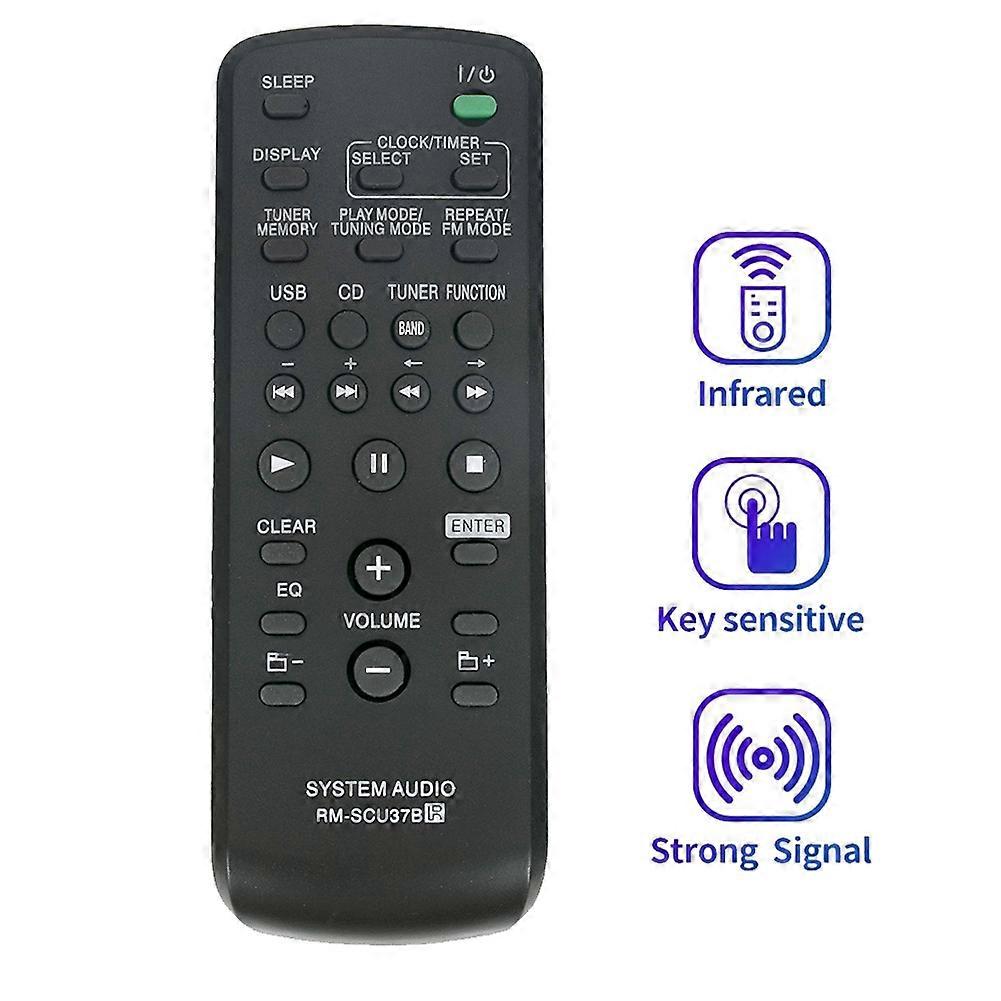 Replace Remote RM-SCU37B for Sony Mini HI-FI Component System LBT ...